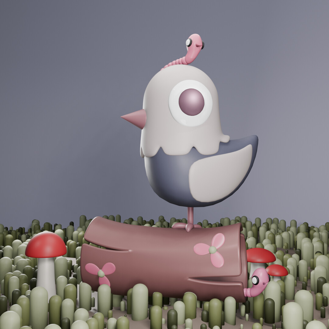 ArtStation - Ramiro el pajarito