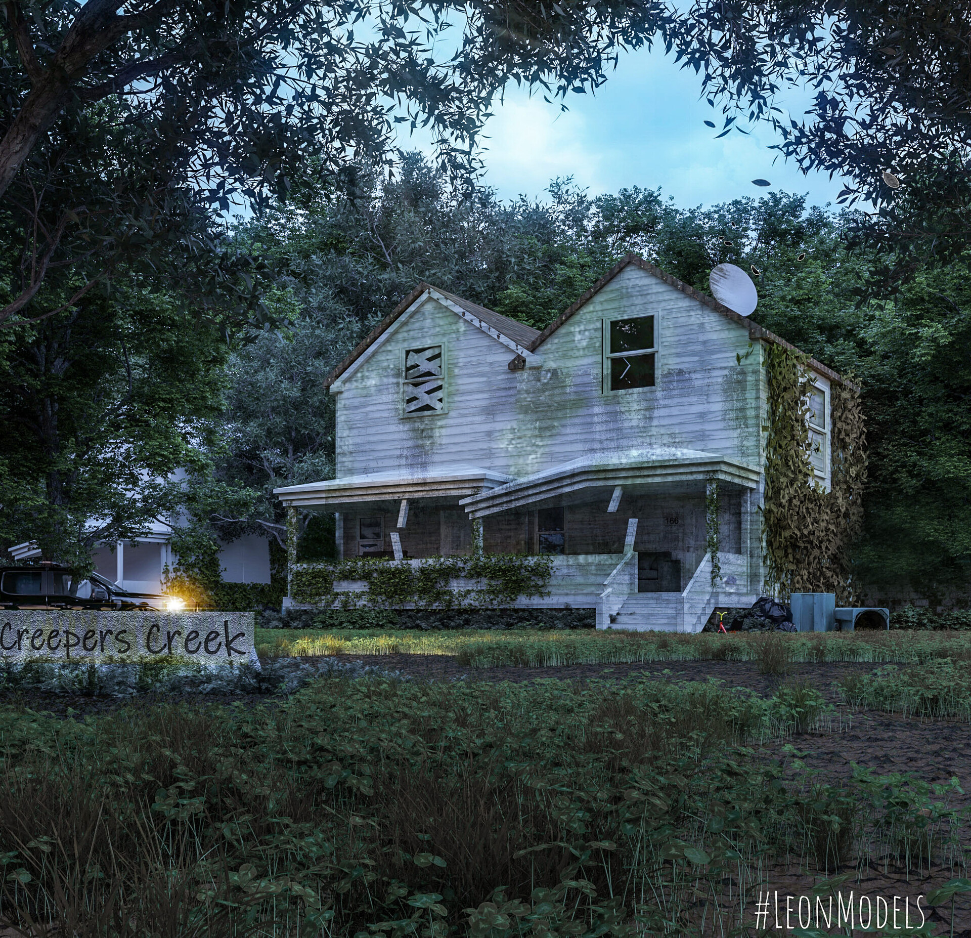 ArtStation - Abandoned House