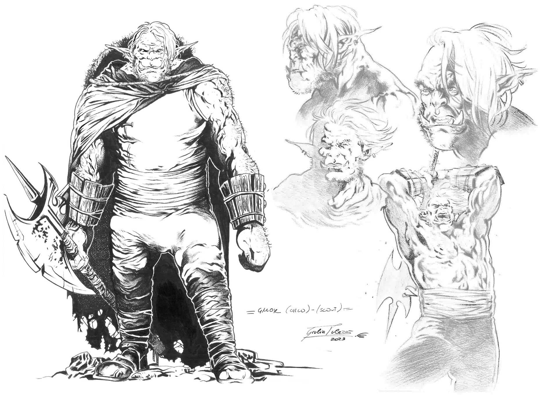 ArtStation - Character design GMOR the ork
