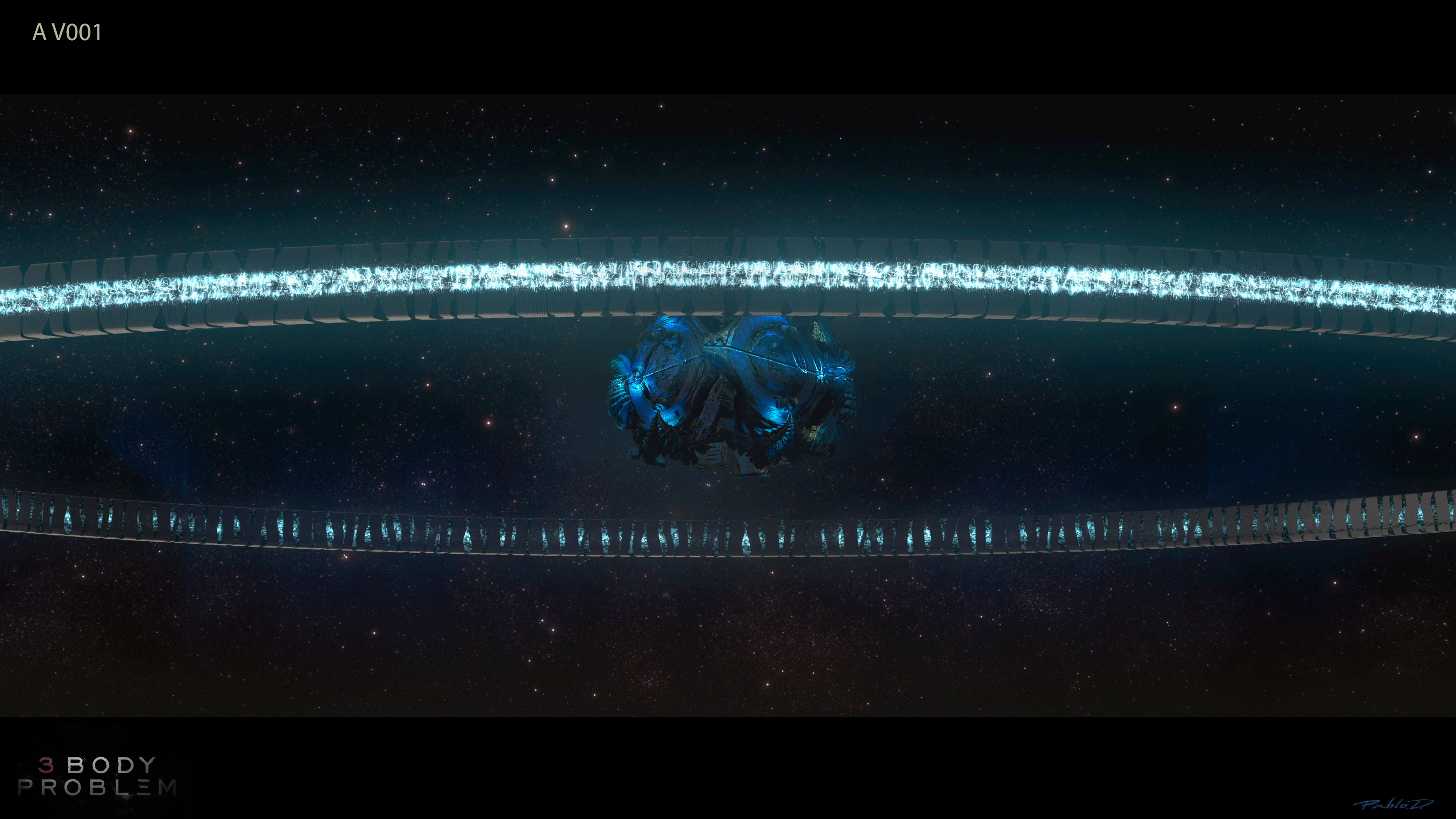 three body problem spaceship