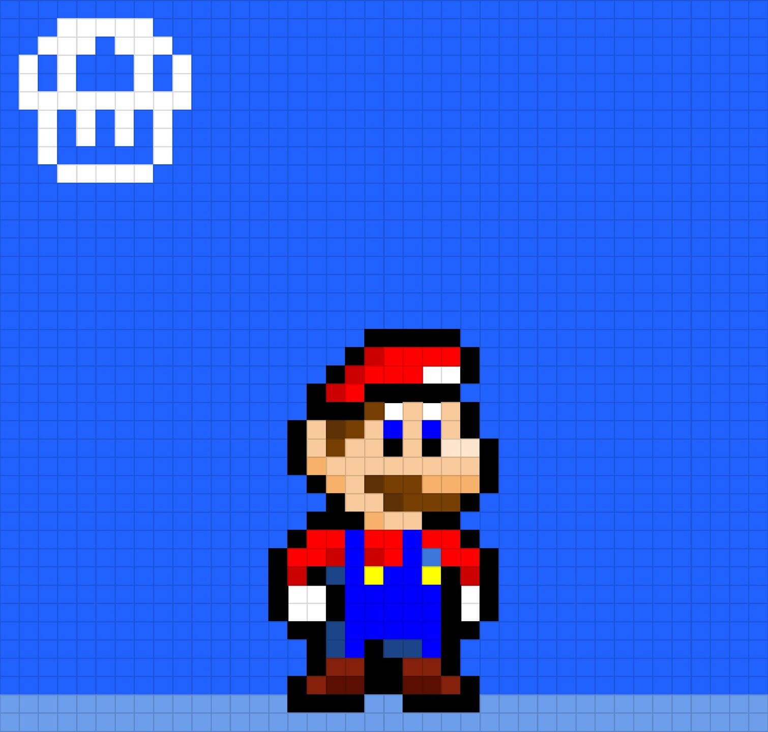 ArtStation - Mario - Super Smash Bros Pixel