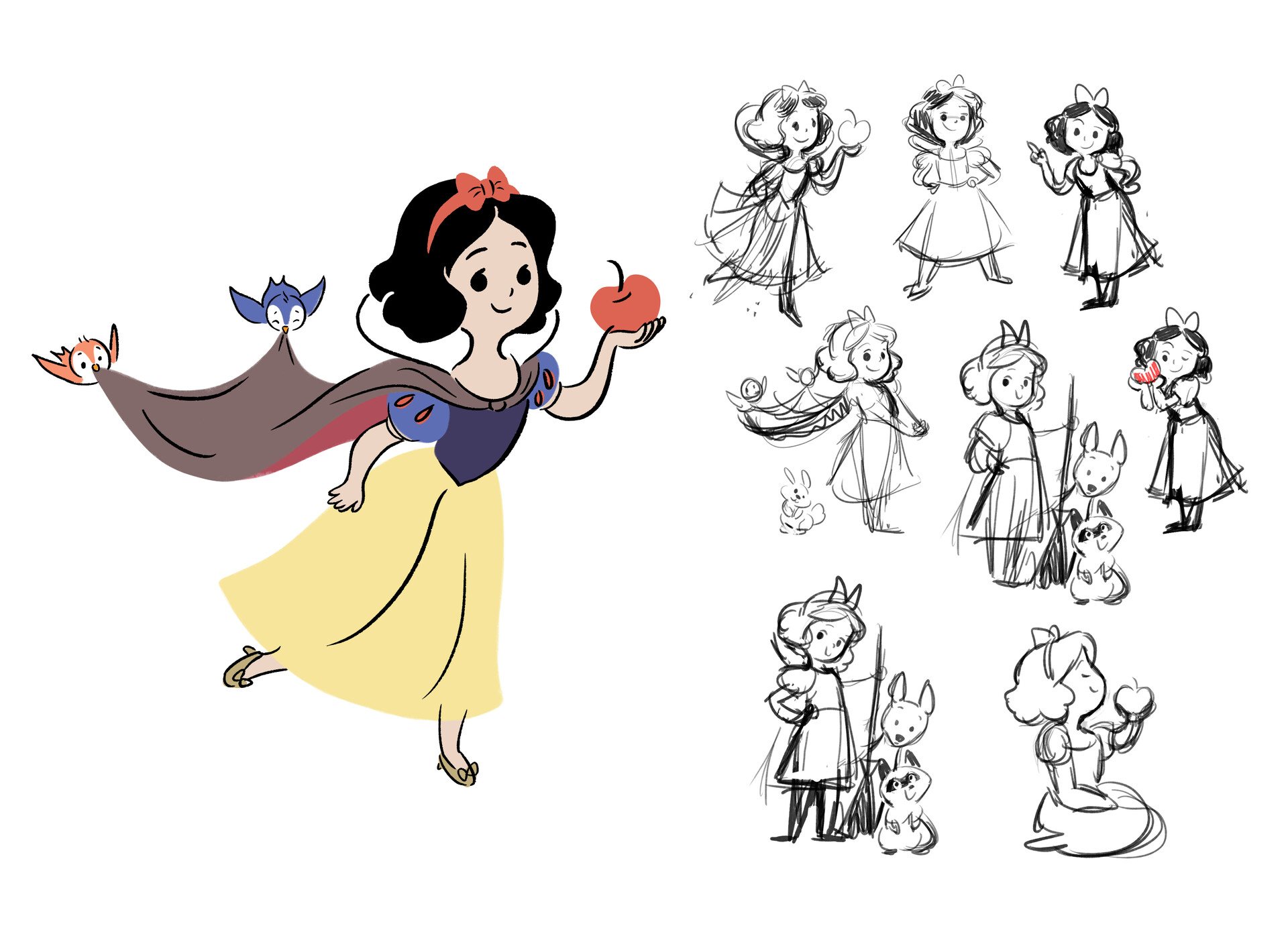 How To Draw Baby Disney Princesses