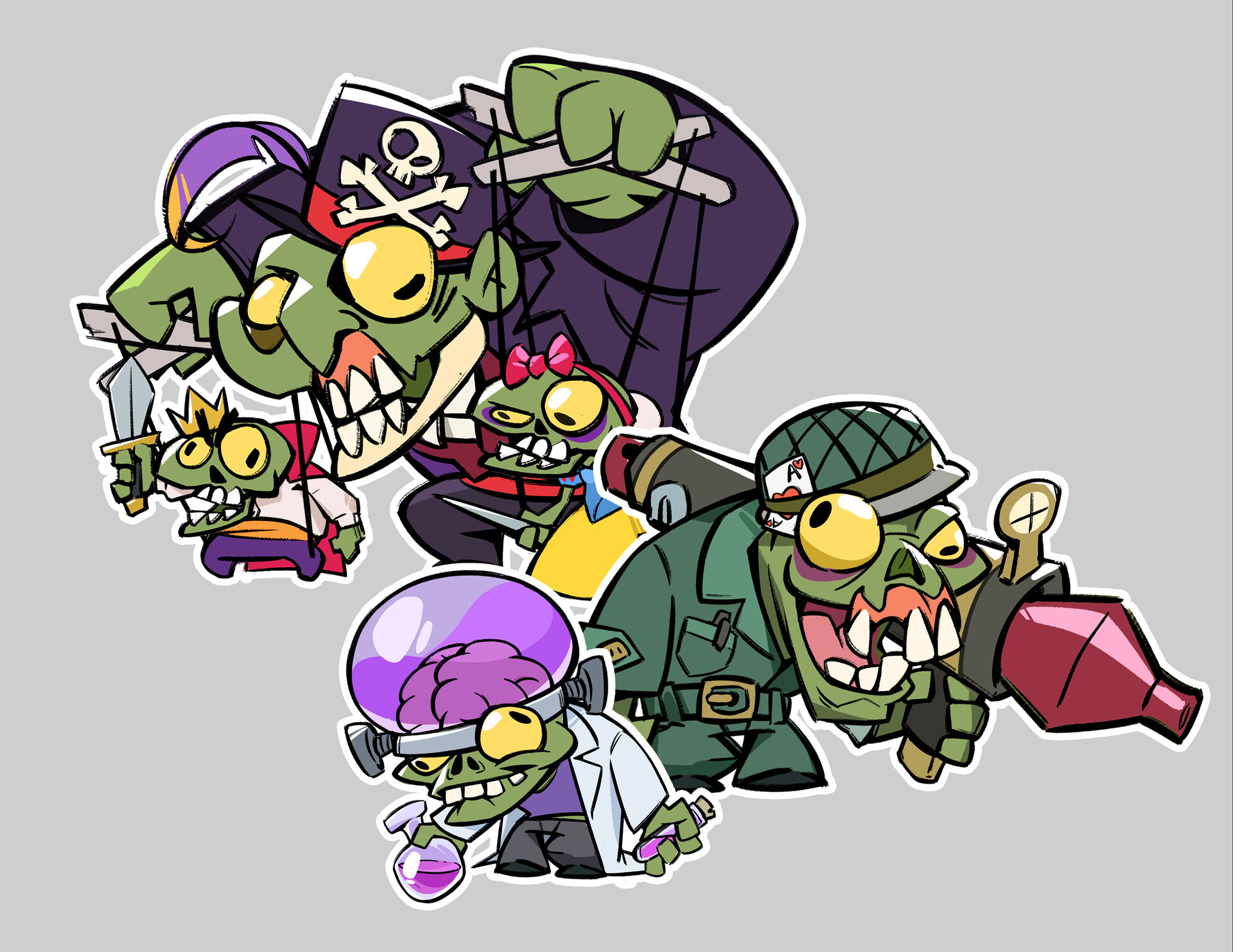 ArtStation - The Zombies Ate Your Brains!