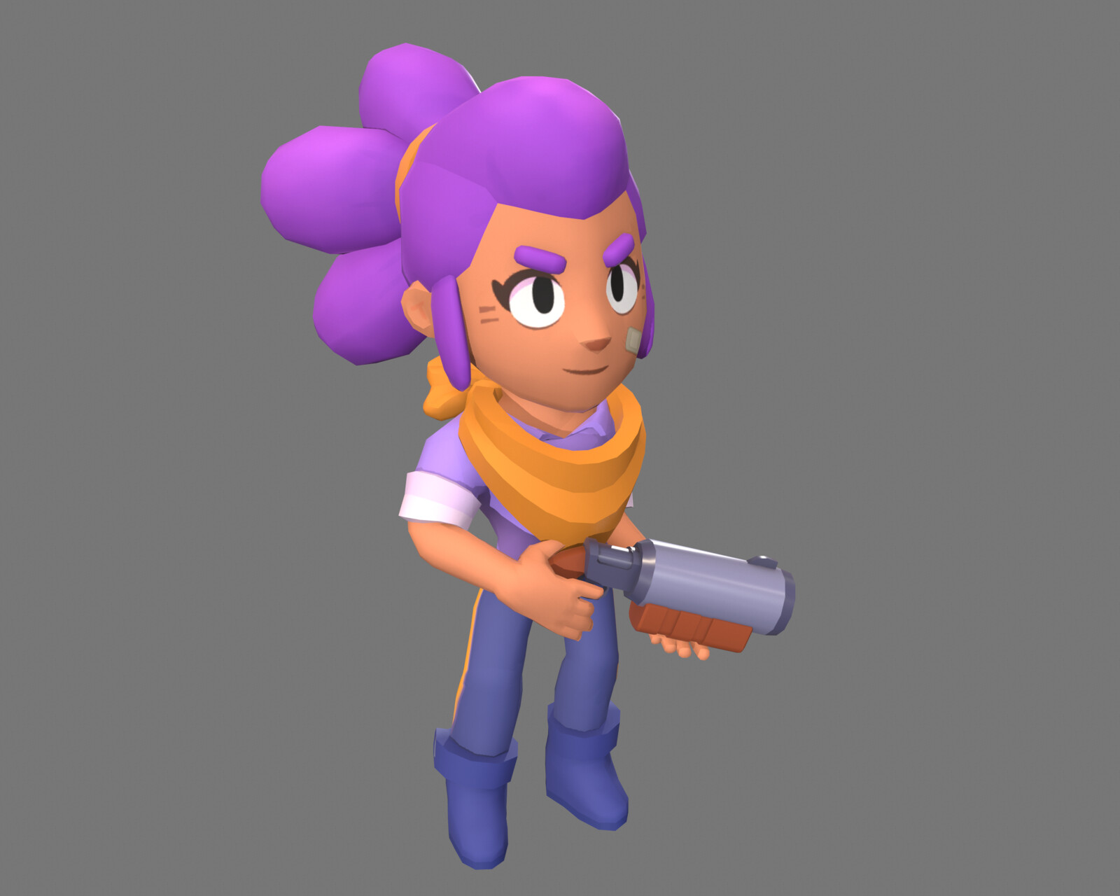 Sevda Tepe - Game Ready Cartoon Character