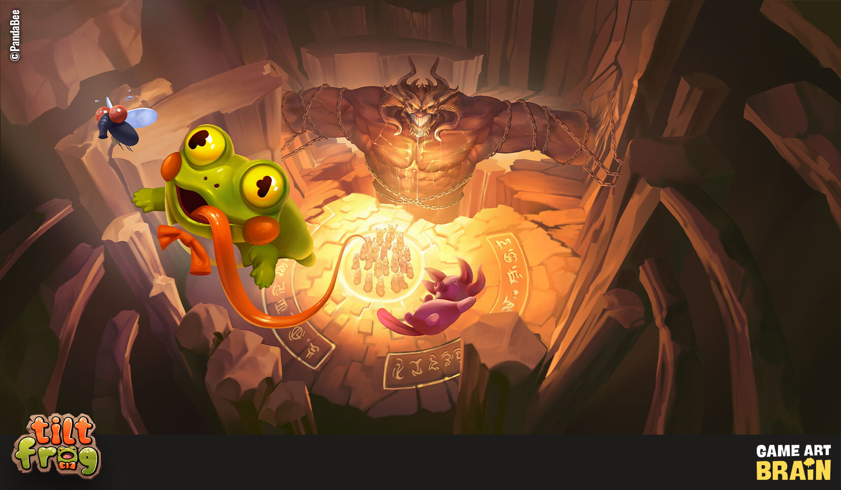 Game Art Brain - Creation & Consulting - Tilt Frog - Marketing Illustration