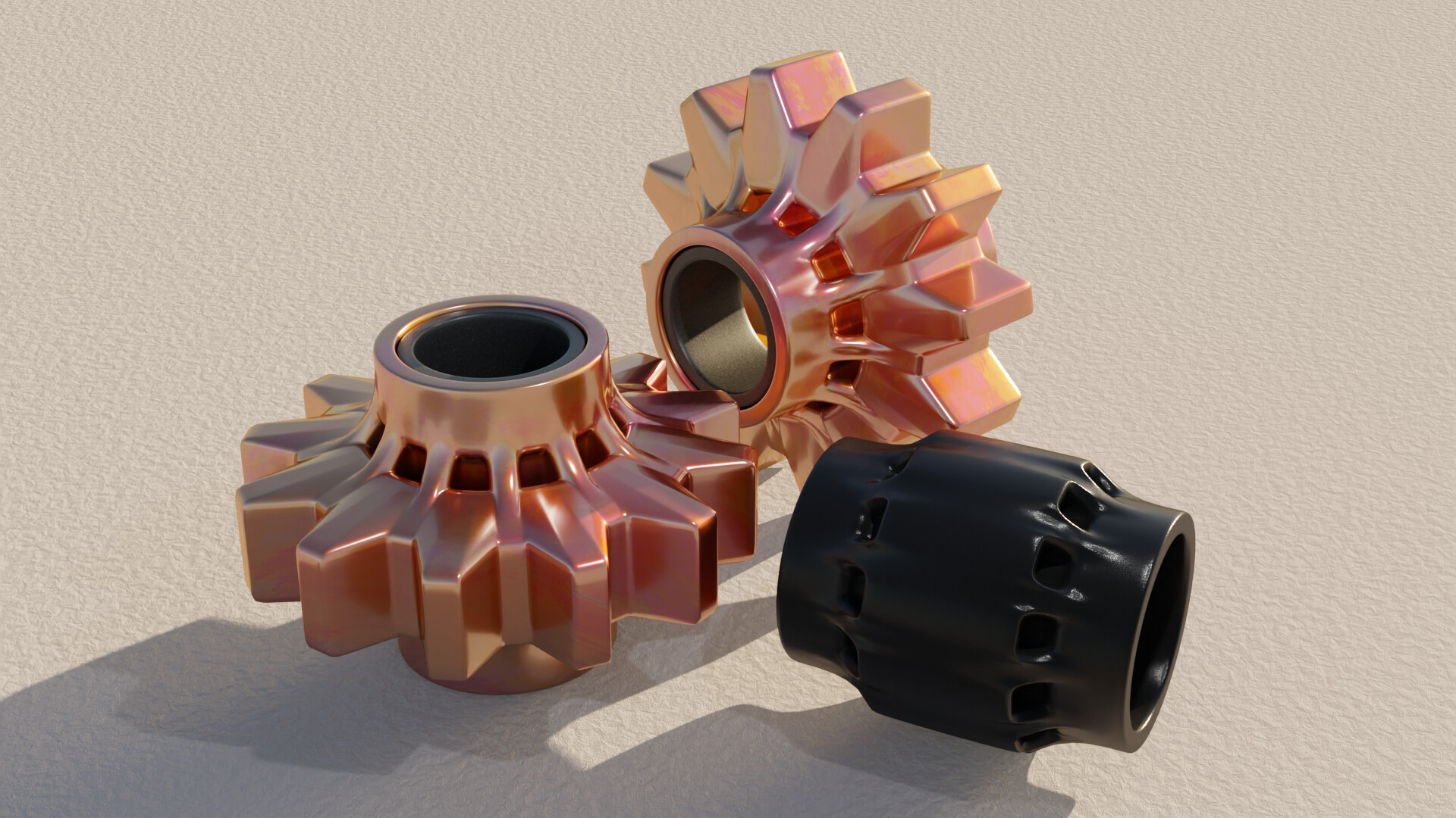 ArtStation - bronze gear