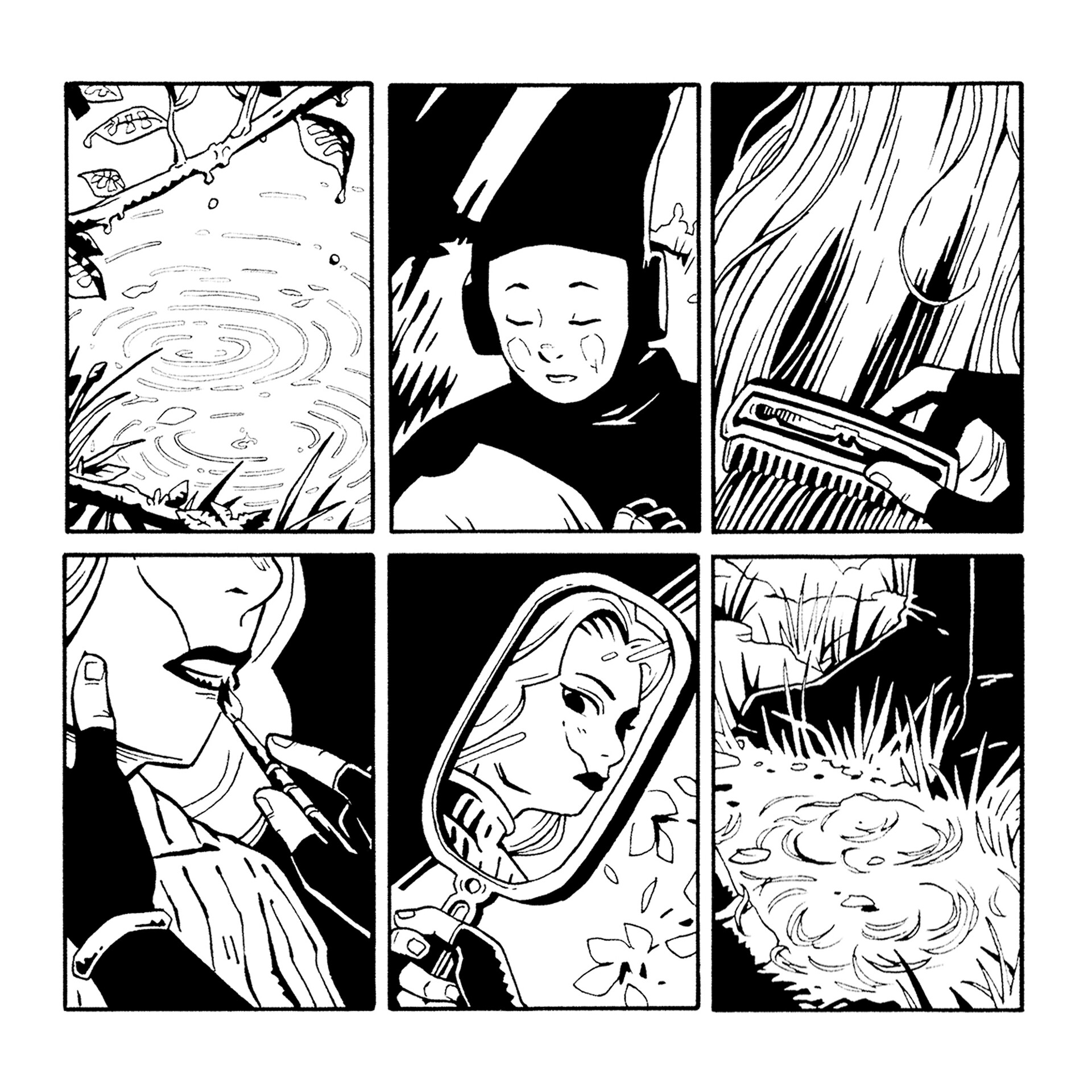 ArtStation - FANTASY - WIP Panels - Princess Alma & Brav the squire