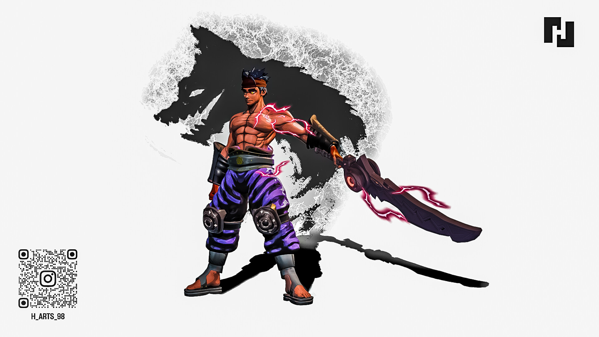 ArtStation - warrior with sword