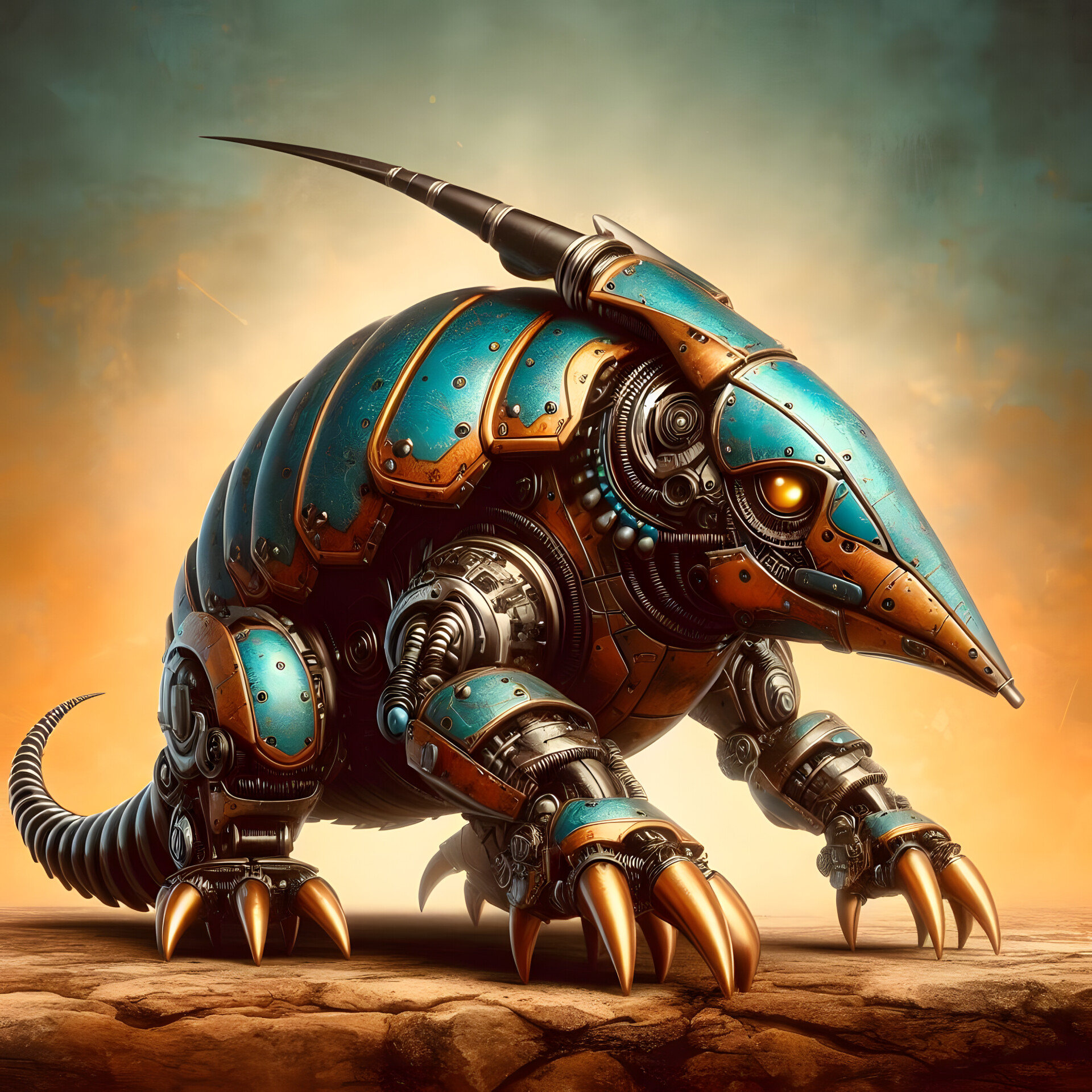 ArtStation - Working Armadillo Robot