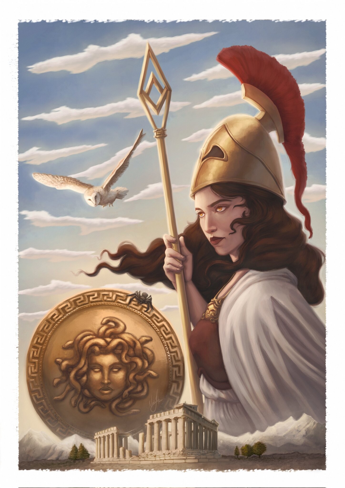 ArtStation - Goddess Athena