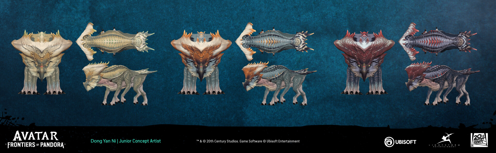 ArtStation - Avatar: Frontiers of Pandora ——Bone Helm Rhino