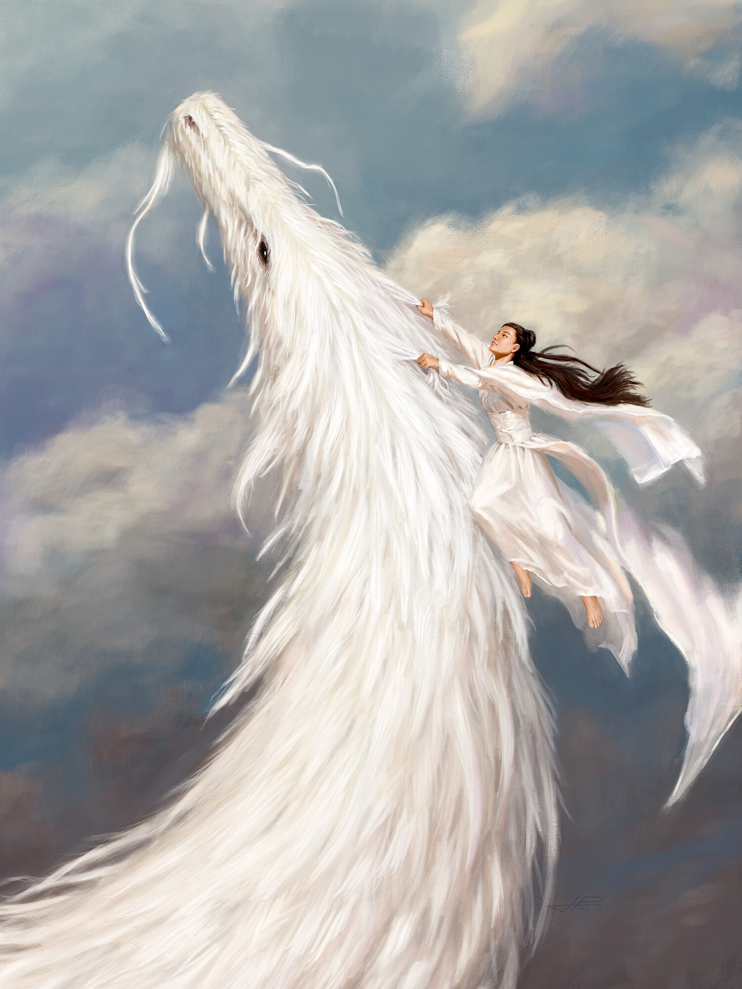 ArtStation - White Dragon