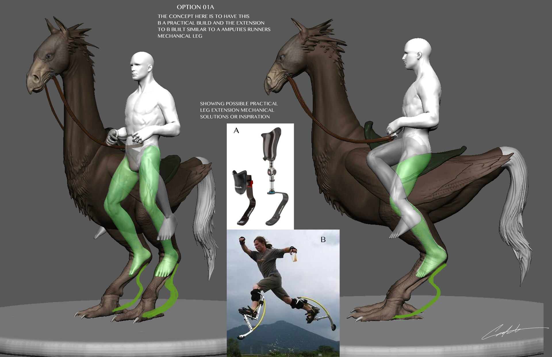 Constantine Sekeris - Netflix Avatar the Last Airbender "Ostrich Horse" with armor
