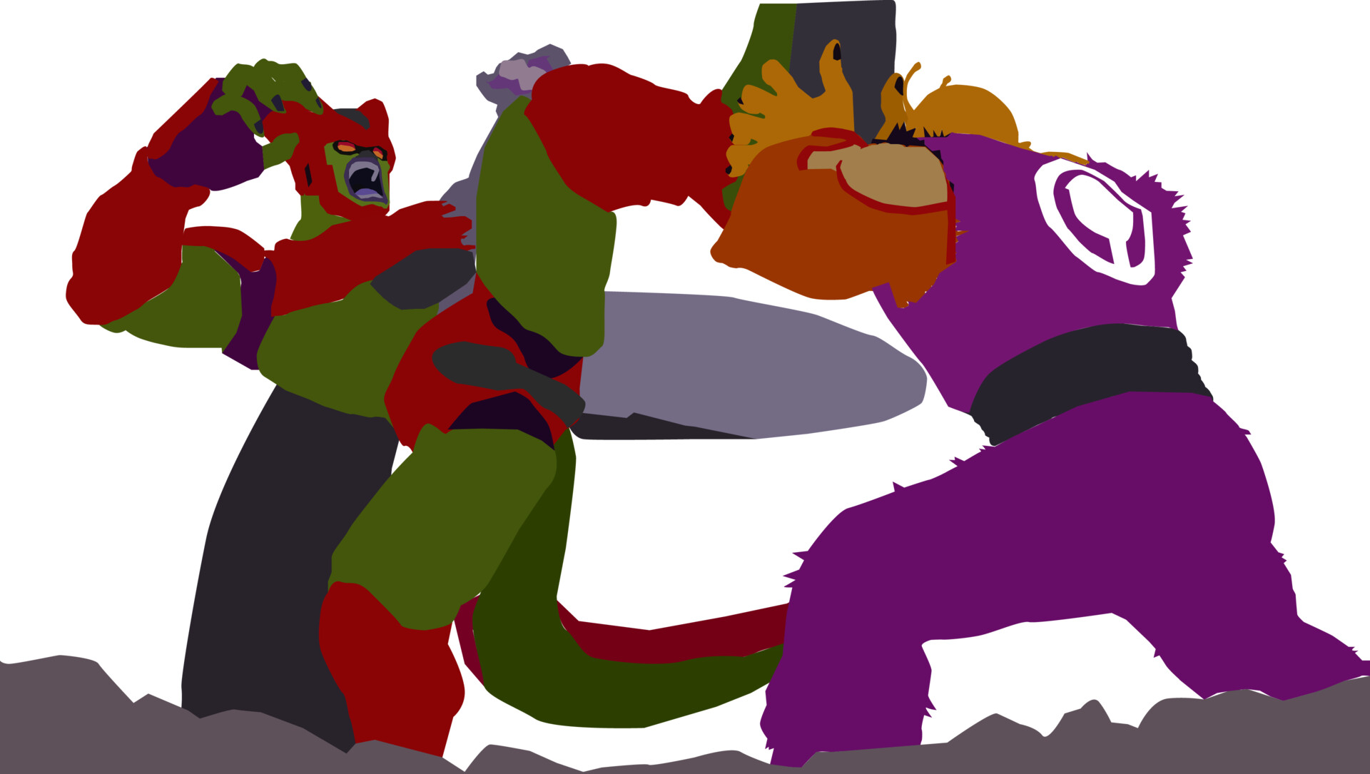 ArtStation - Orange piccolo vs Cell