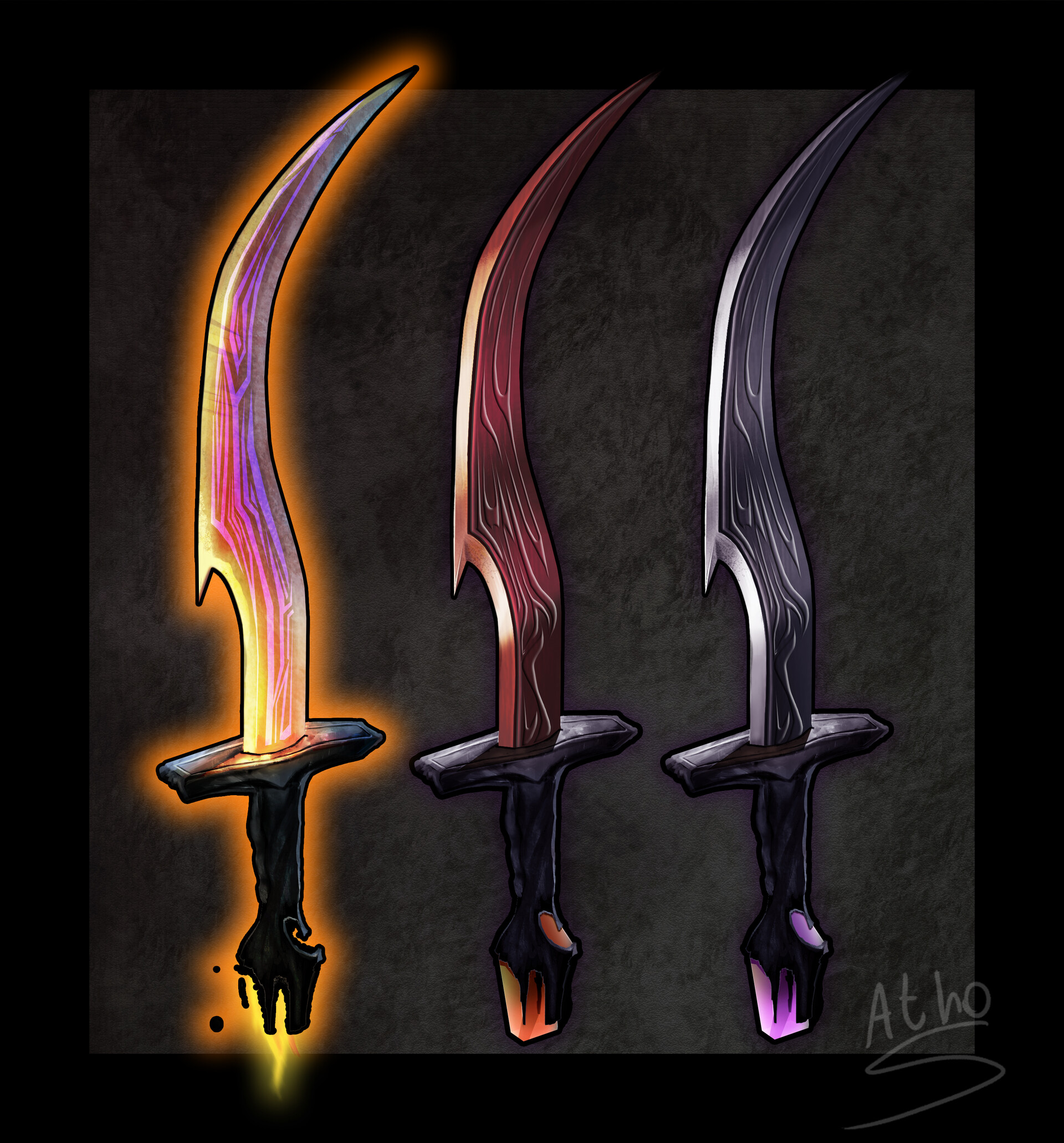 ArtStation - Magic Weapons