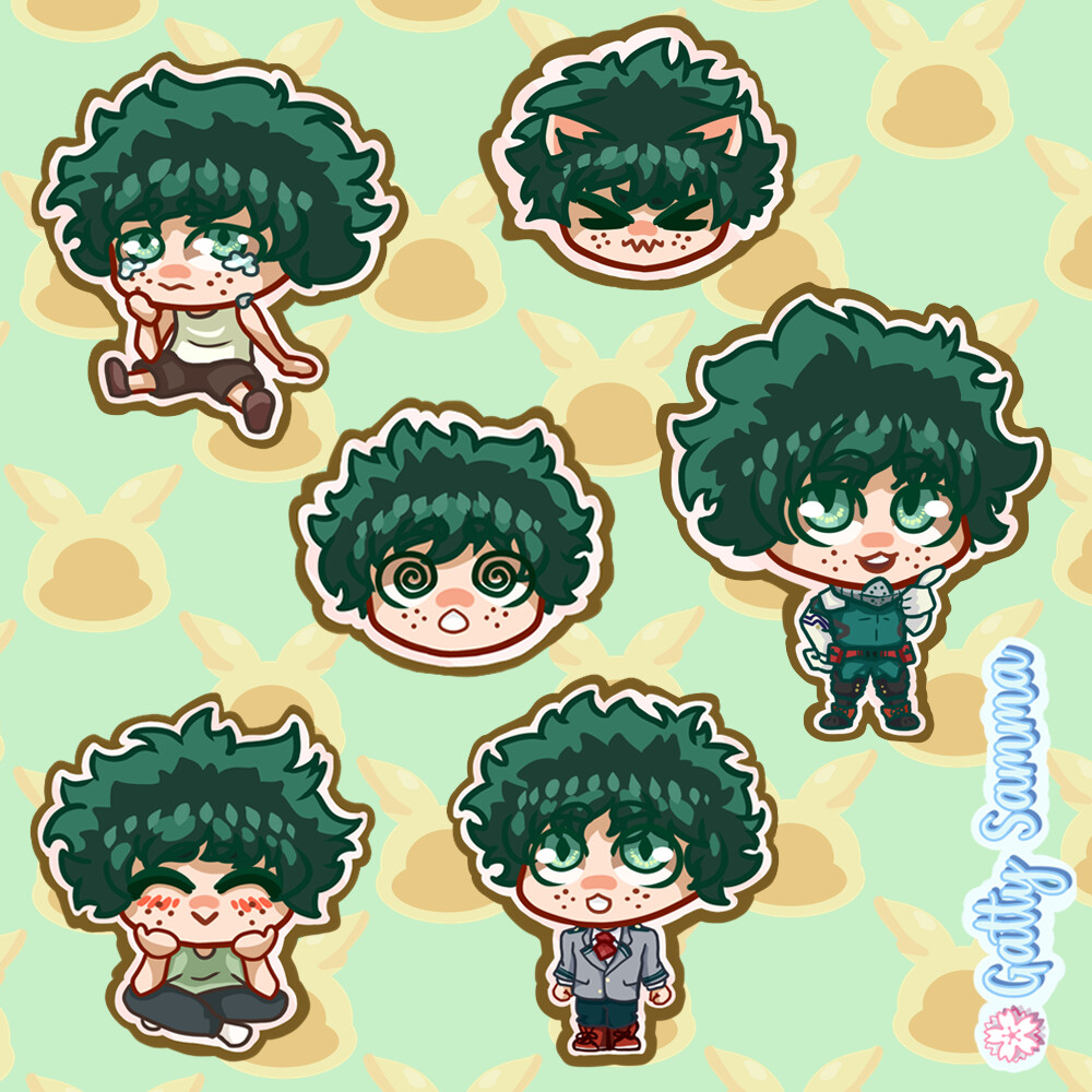ArtStation - Stickers Deku