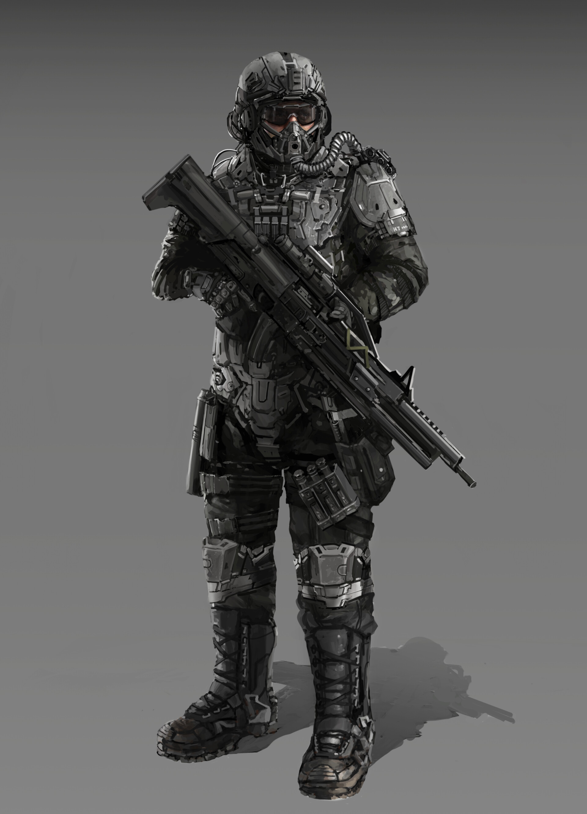 Jeran Morales - Sci-FI Soldier Concepts