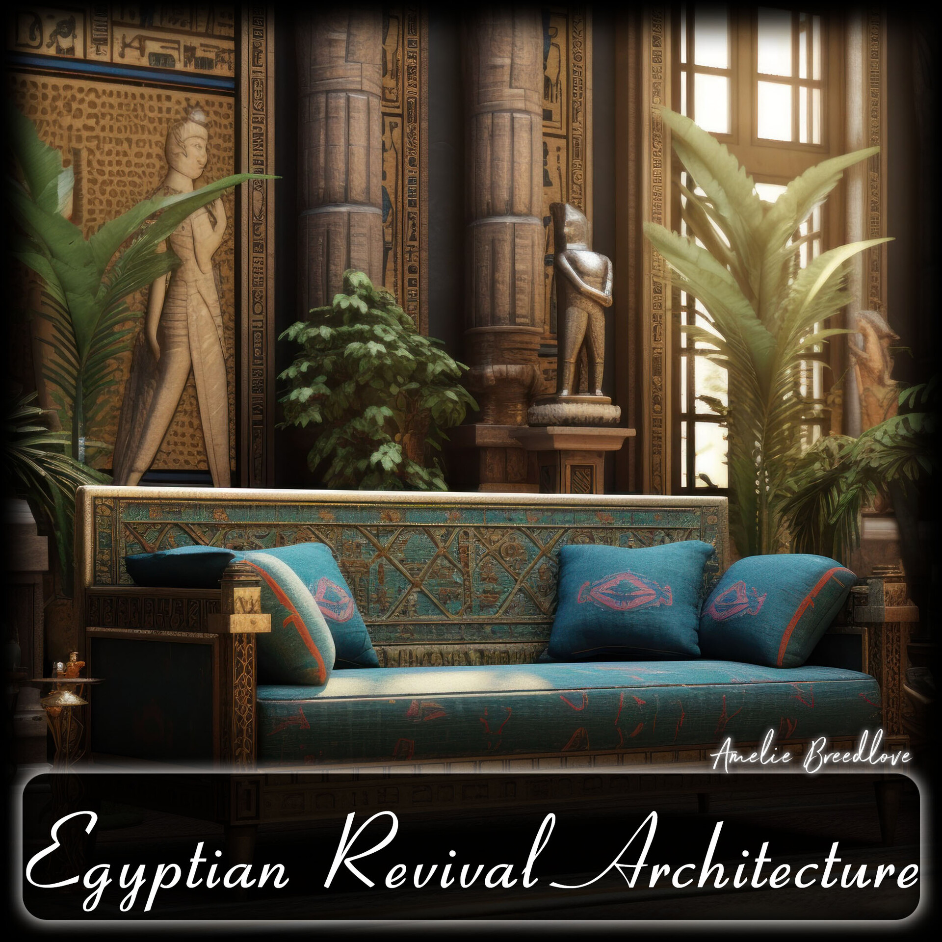 ArtStation - 250 Egyptian Revival Architecture Reference Pack | 4K | v.20