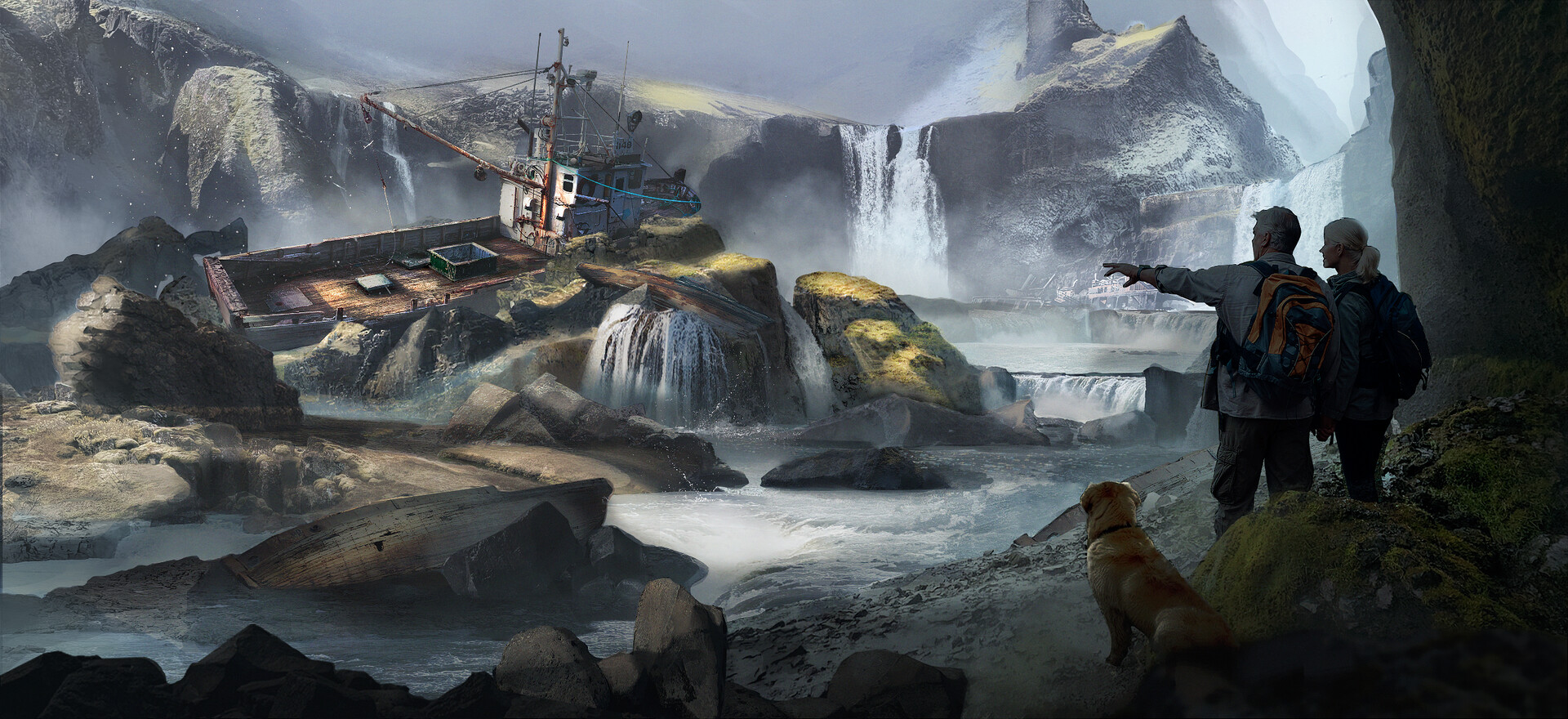 ArtStation - Ship Graveyard