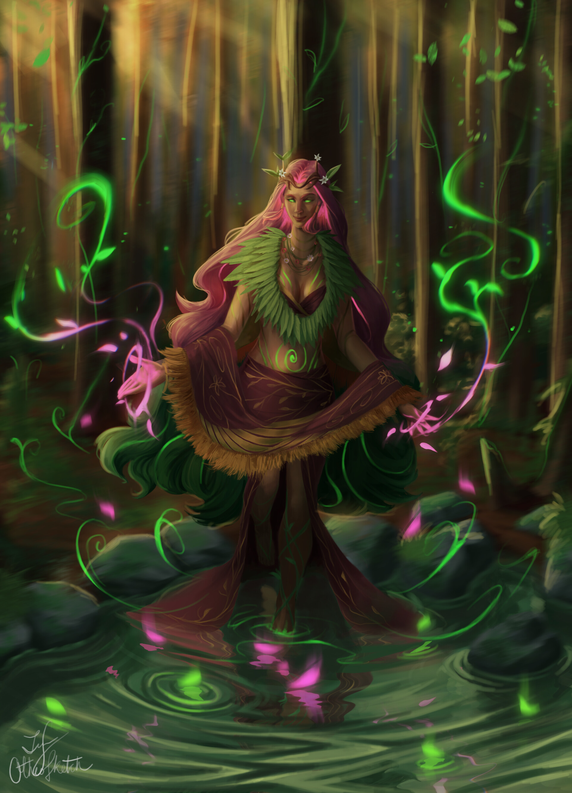 Timothy Soriano - Maiden of Spring - Illustration