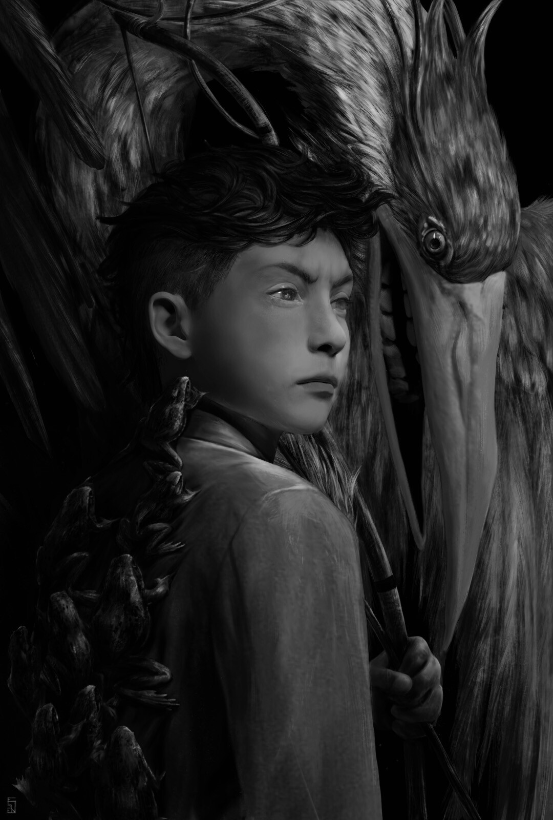 Selene Crezzini - The Boy and the Heron - Fanart