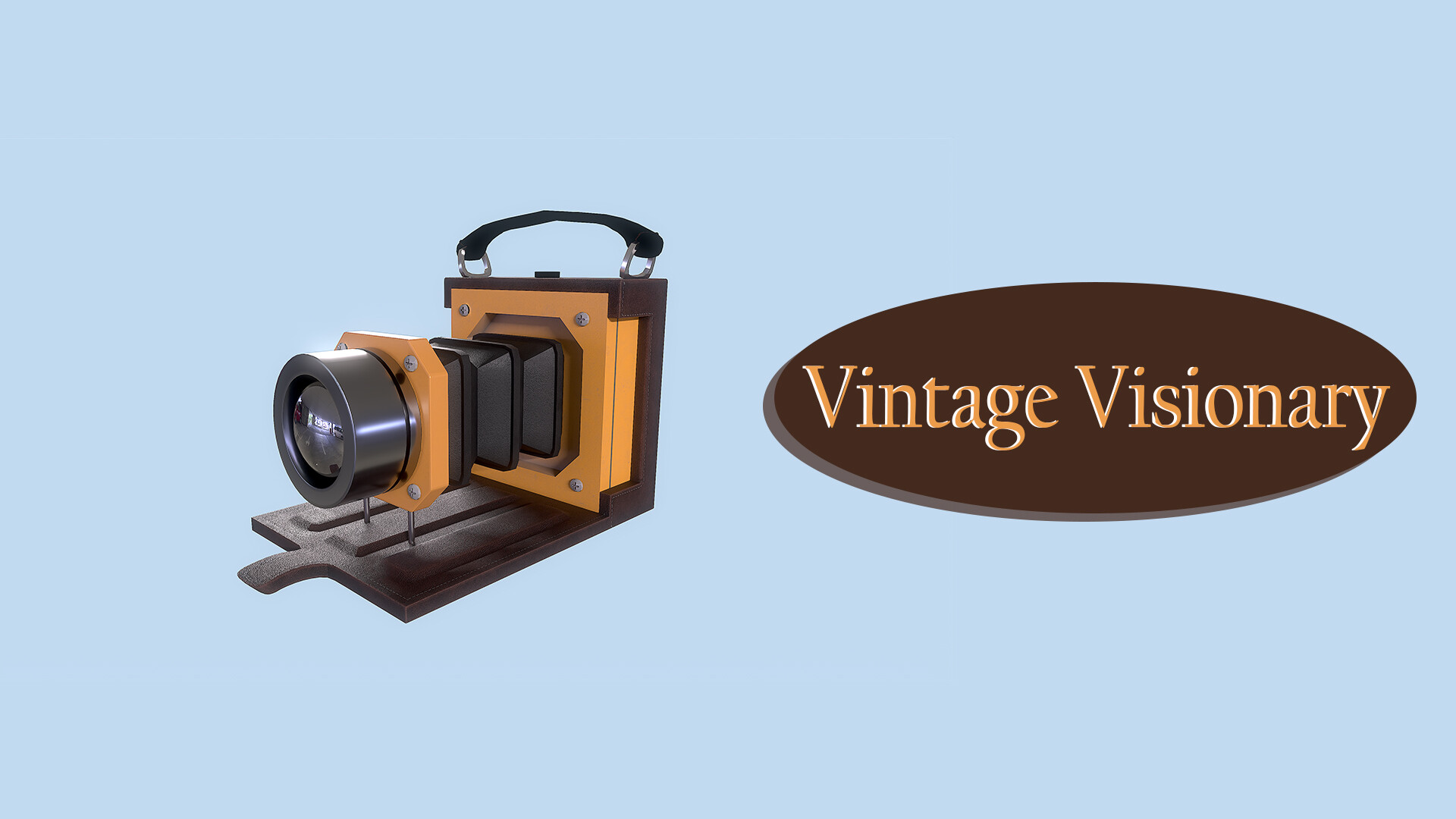 ArtStation - Vintage Visionary: 3D Retro Camera