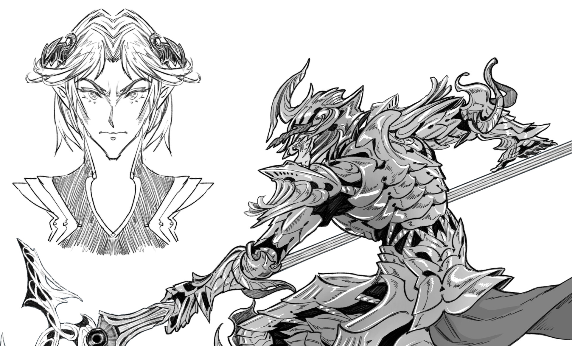 ArtStation - Lancer Warrior Concept 02