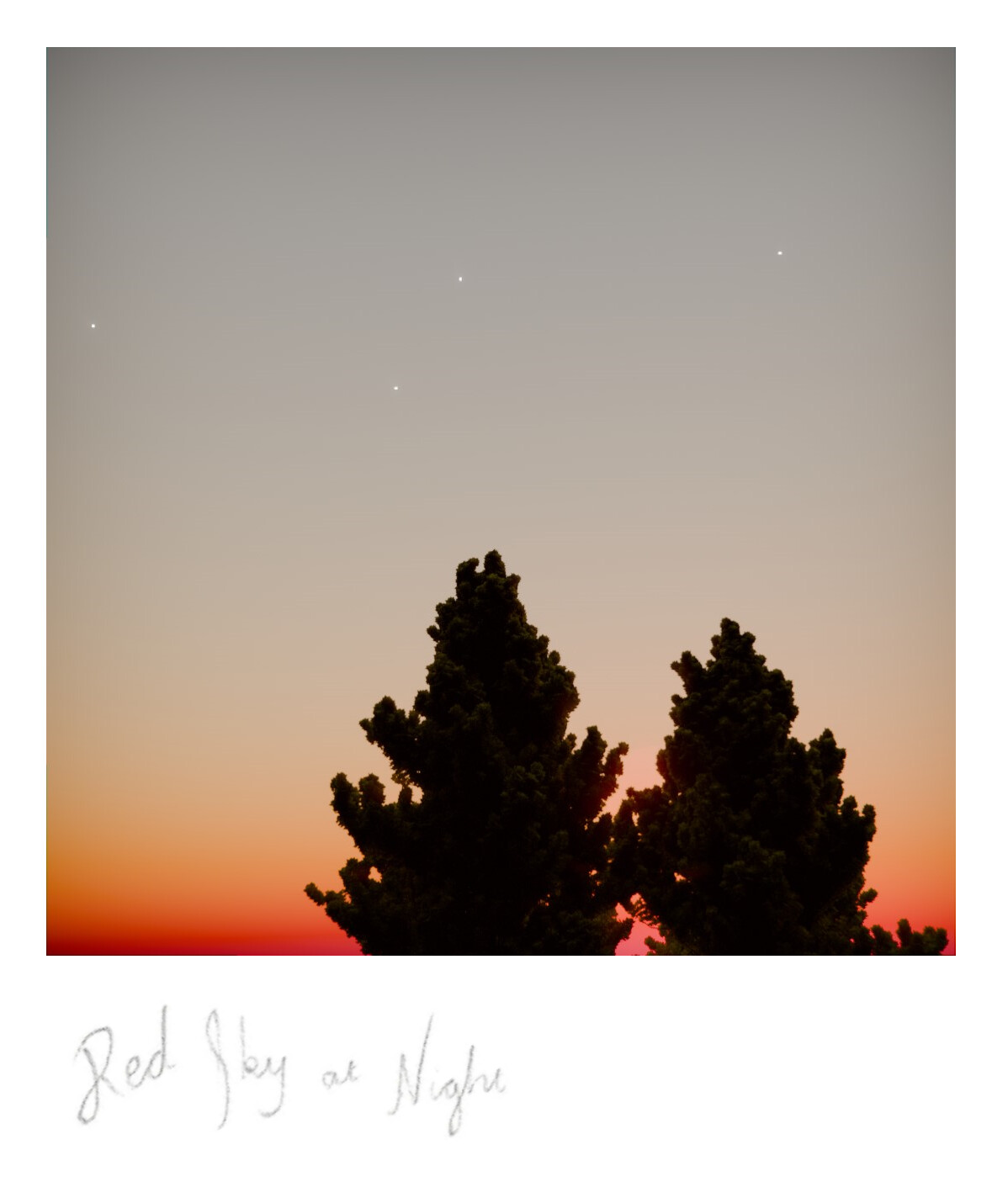 ArtStation - Red Sky at Night