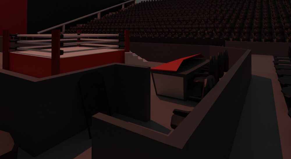 SAVIO MEDEIROS - 3D WWE ARENA IN BLENDER
