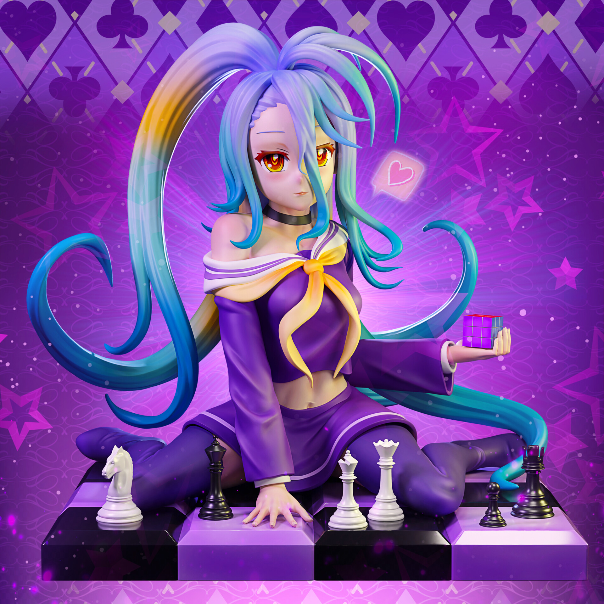 ArtStation - Shiro No game no life