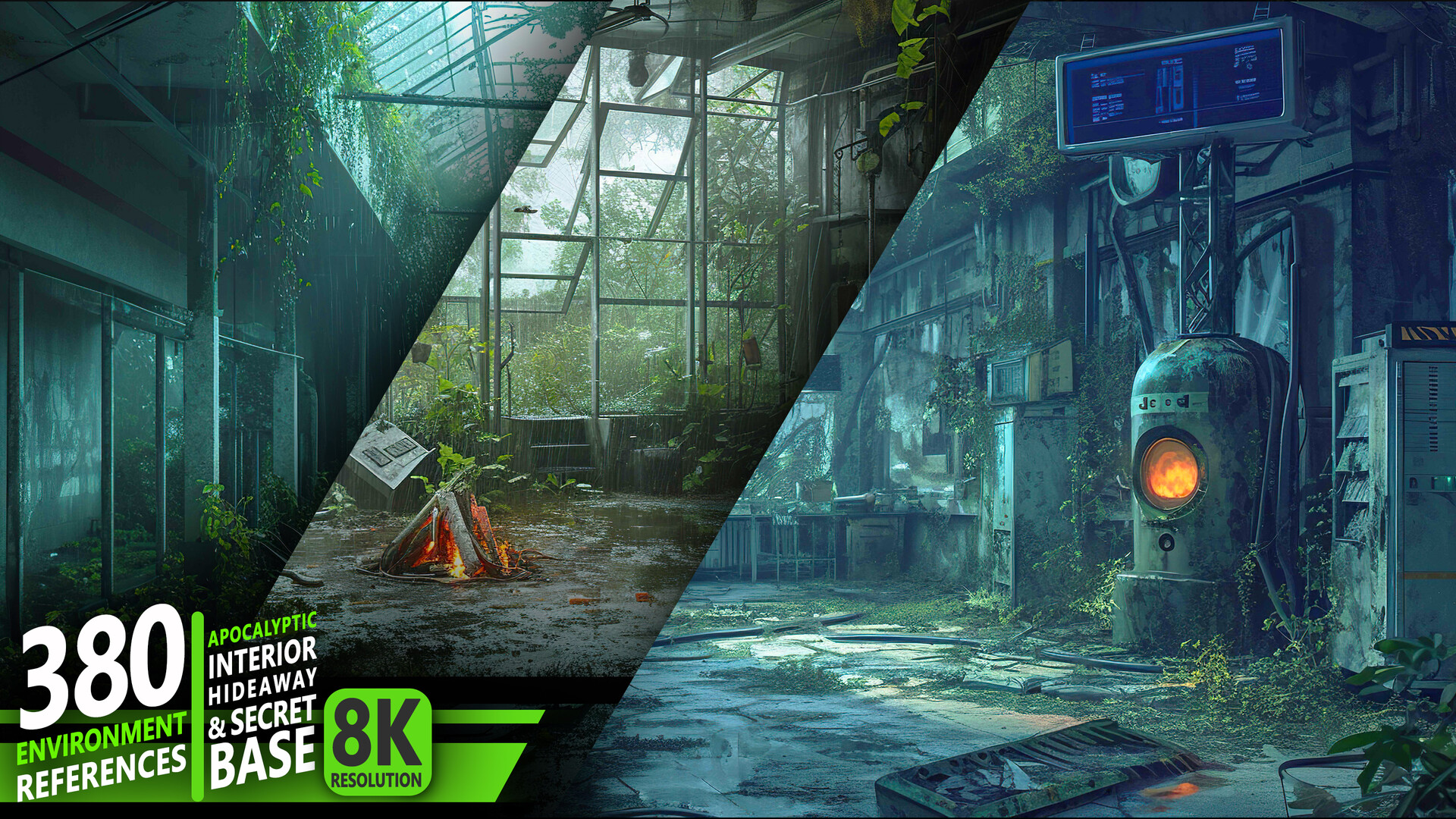 DreamWork | Studio - 380 Apocalyptic Interior Hideaway & Secret Base ...