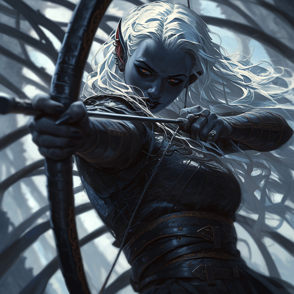 ArtStation - Dark Elves and Spiders