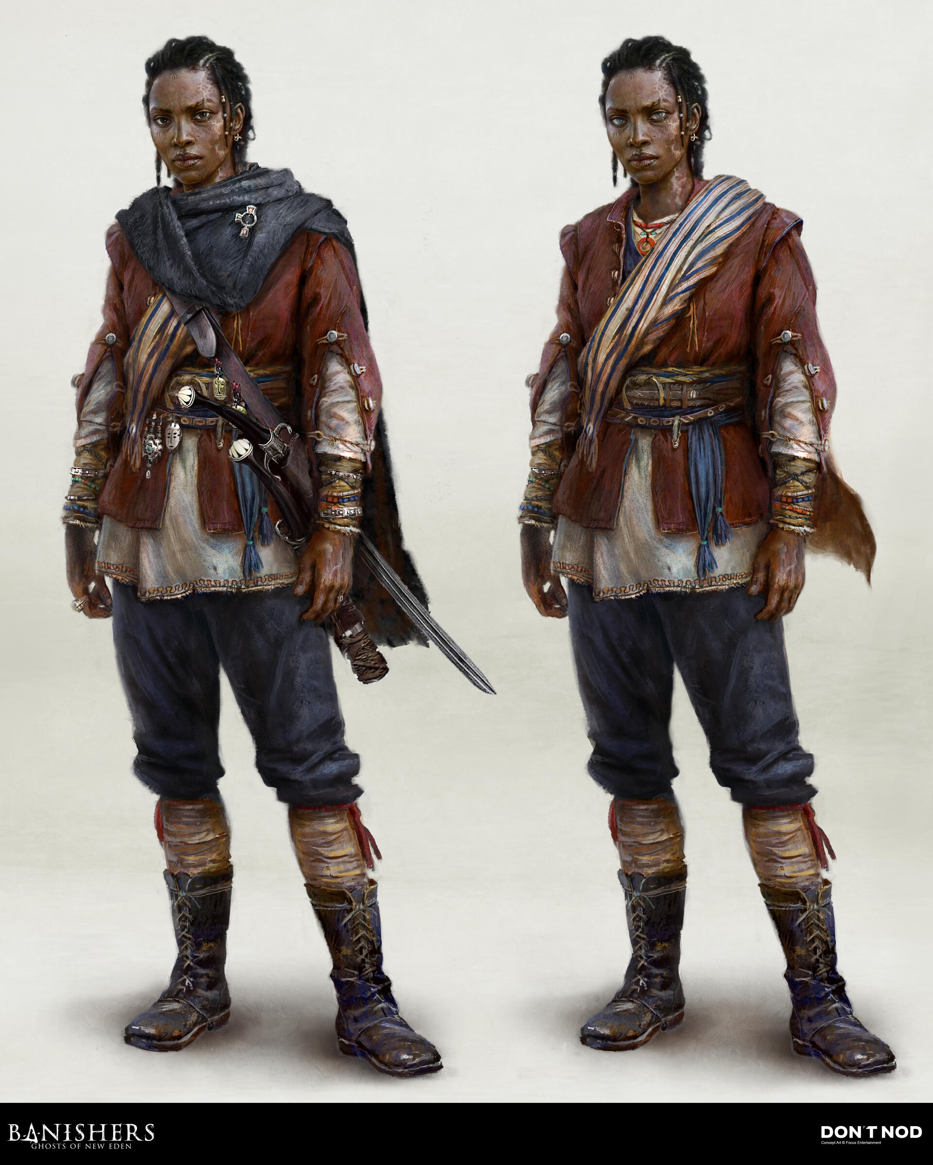 Fantin Sailley - Banishers : Ghosts of New Eden - Concept Art - Antea ...