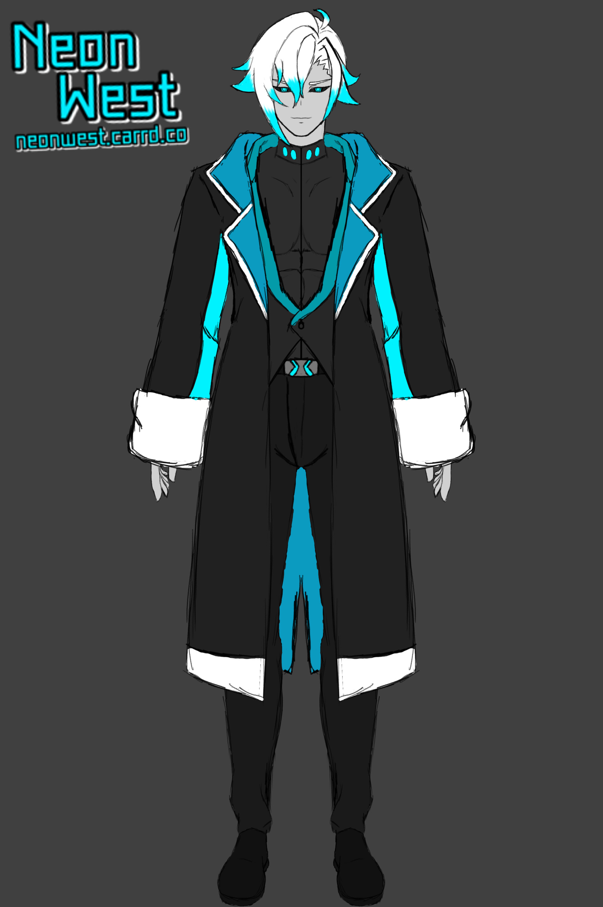 ArtStation - Neon XY Ref Sketch