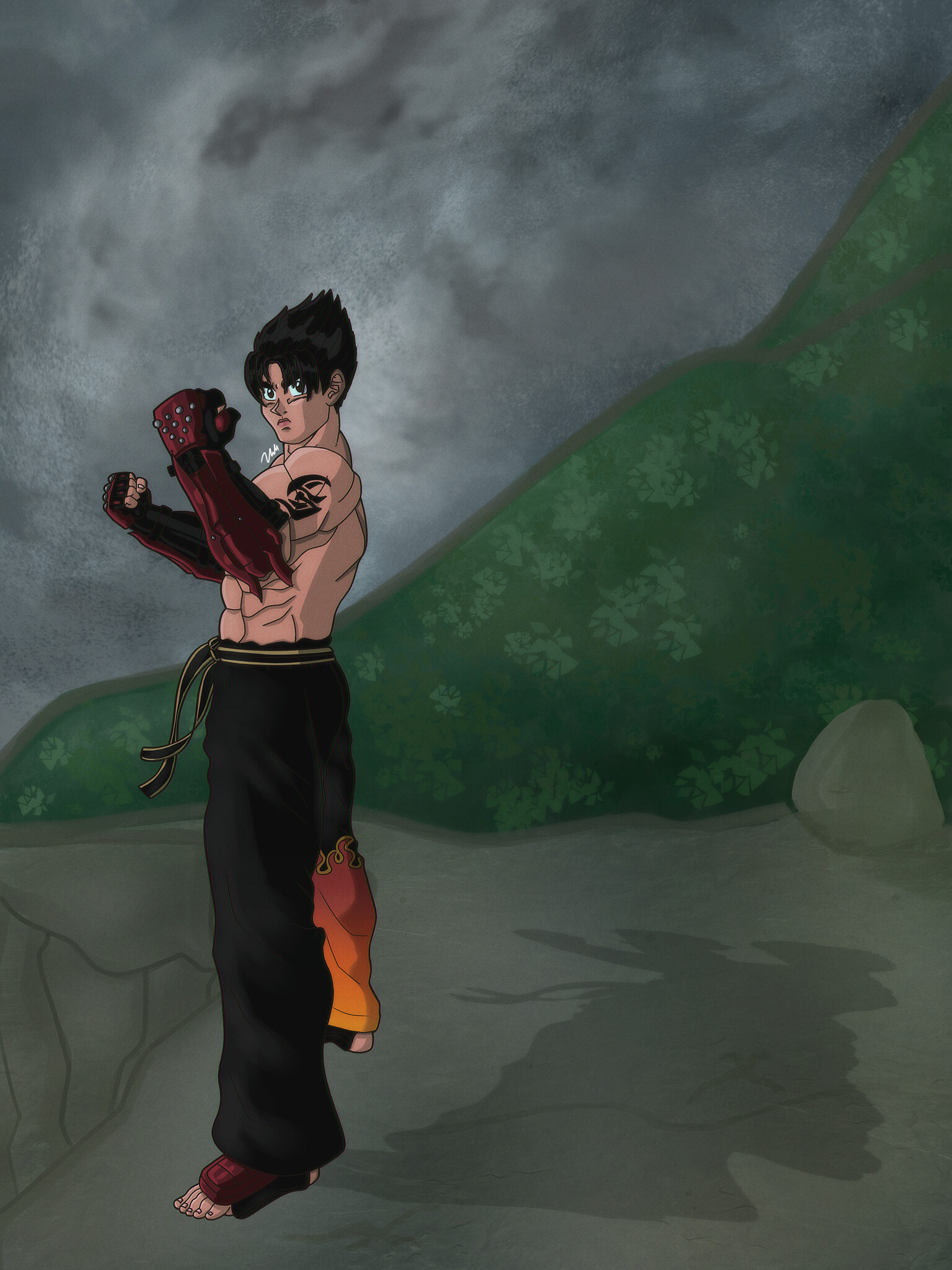 ArtStation - Jin Kazama DBZ Style