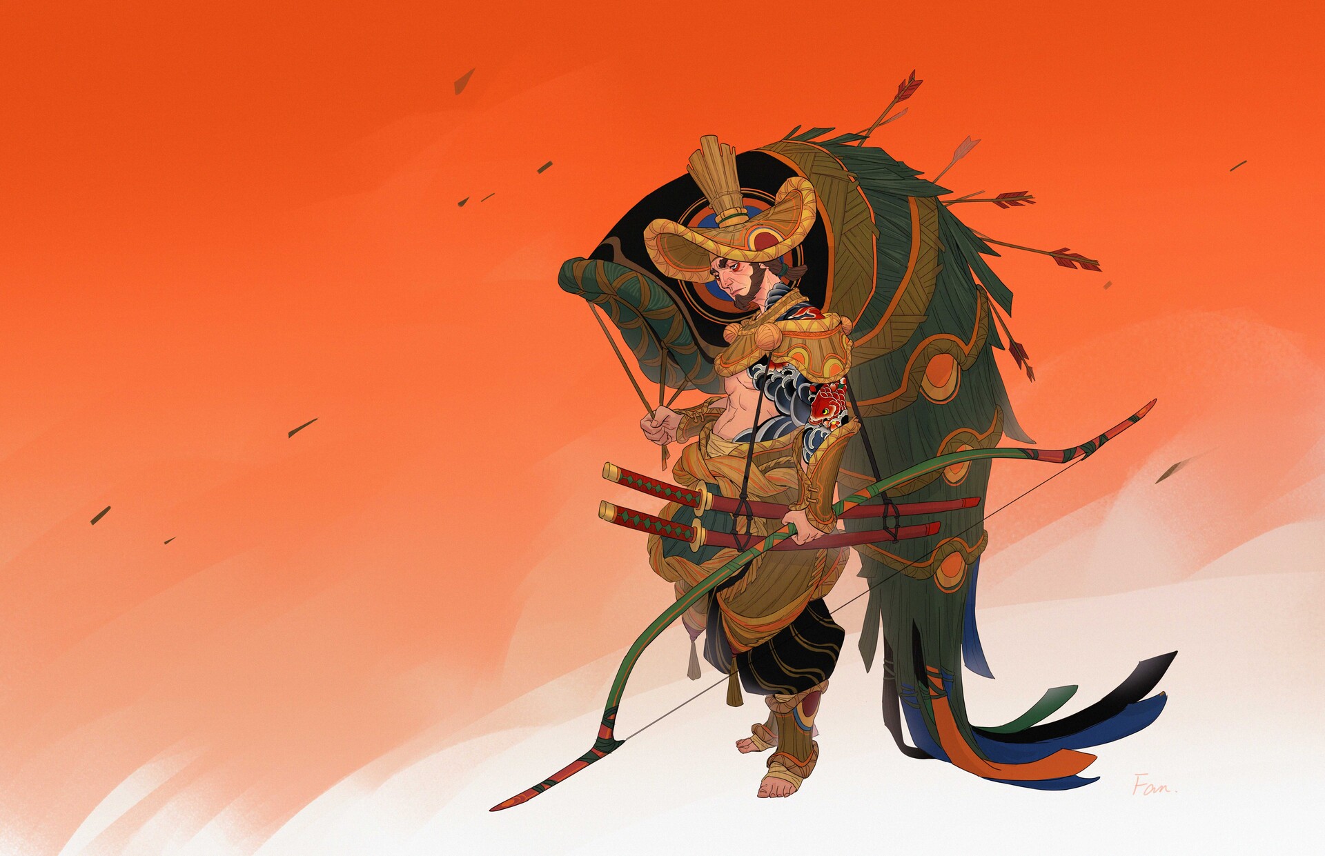 ArtStation - Sunset Samurai