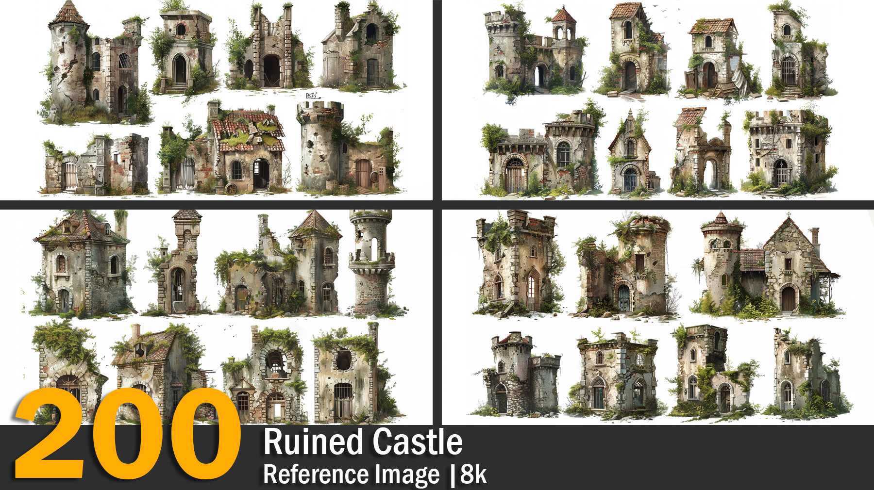 Lumière - Ruined Castle | Reference Images | 8K