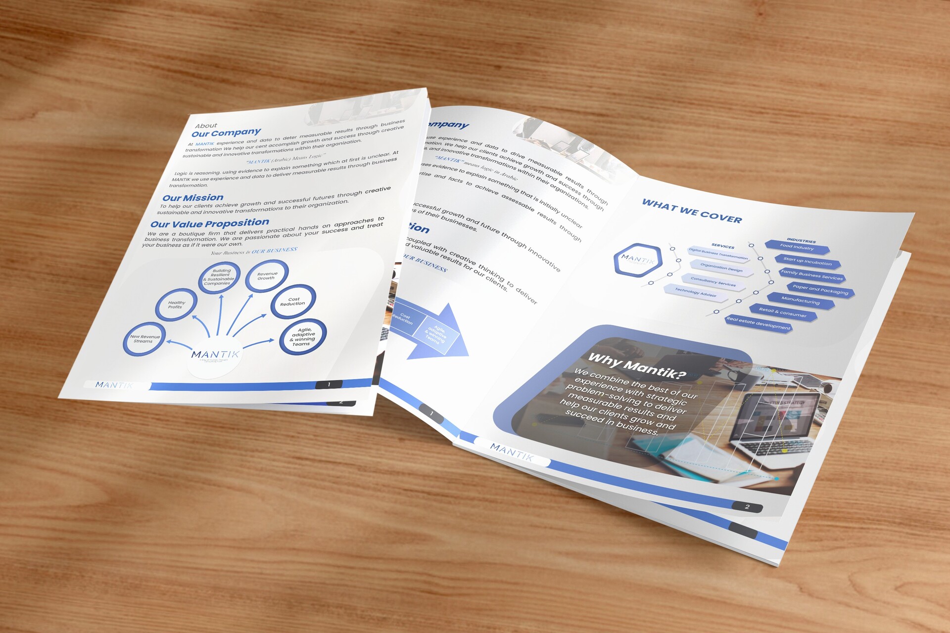 ArtStation - Broucher Design of a Corporate Company