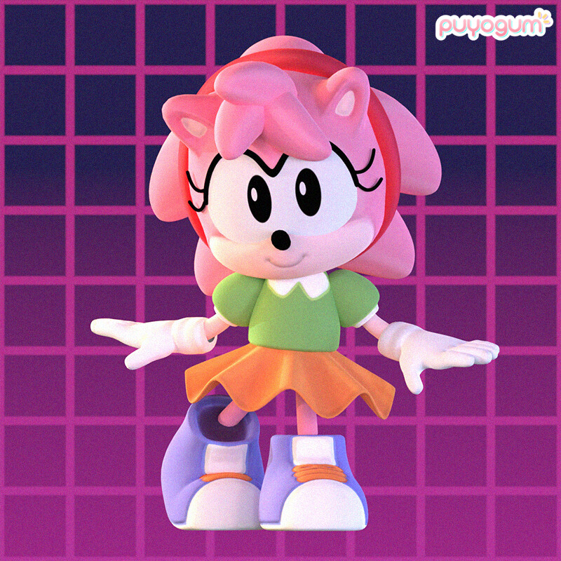 Classic Amy Rose Sonic Cd