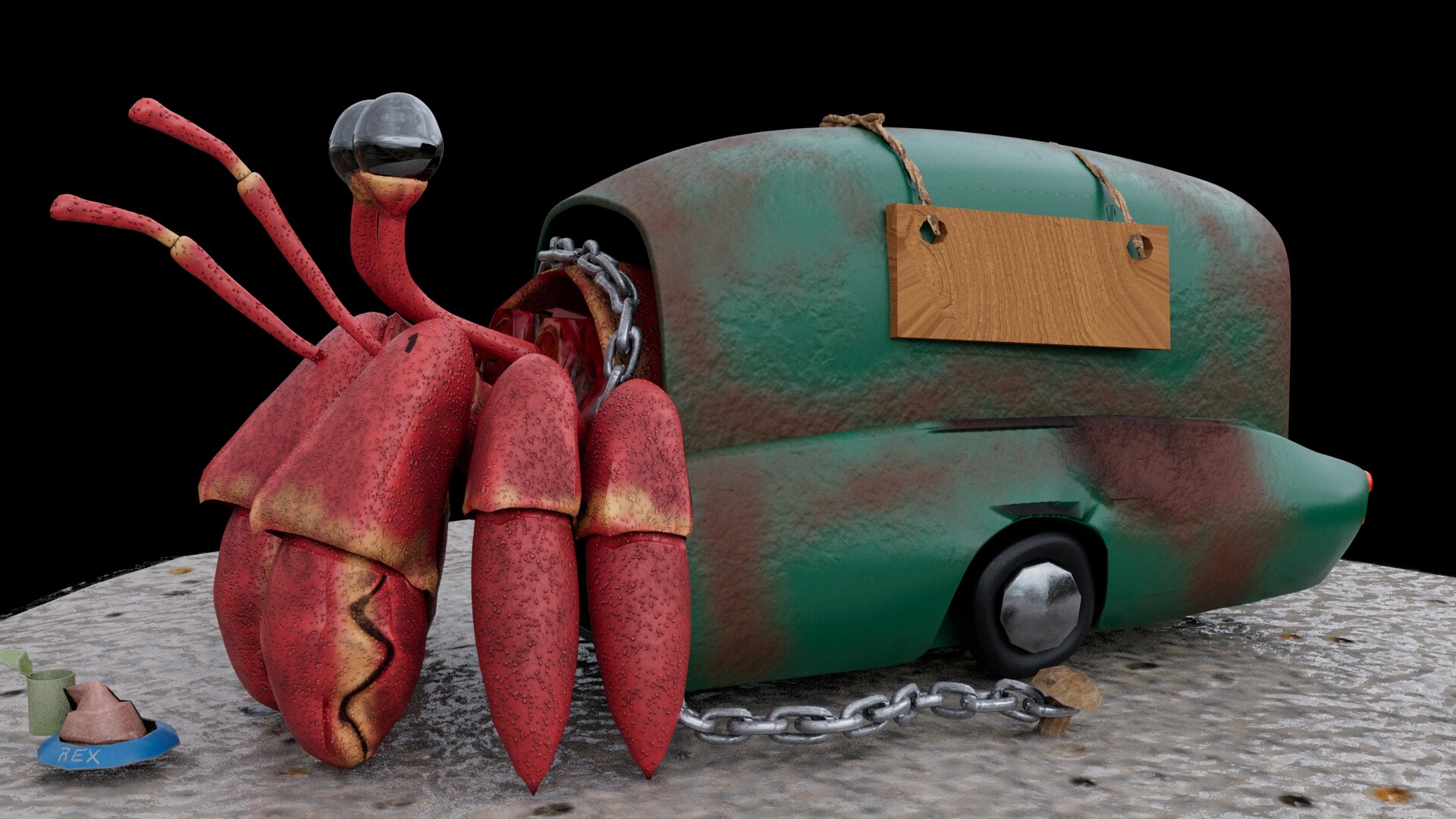 ArtStation - Fallout Hermit Crab