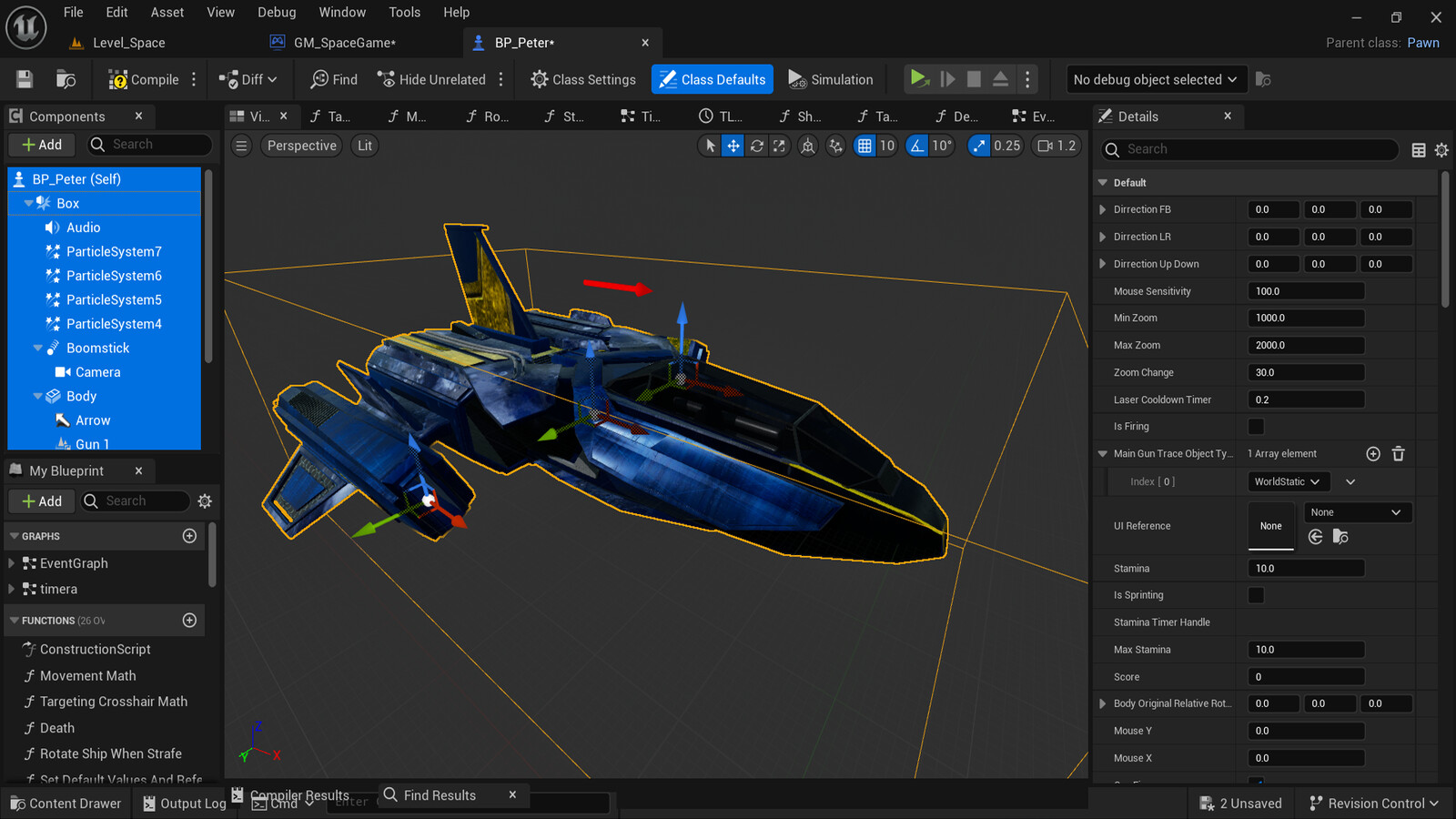 3D Tudor - Unreal Engine 5 Blueprints: Step-by-Step Space Shooter Game Development