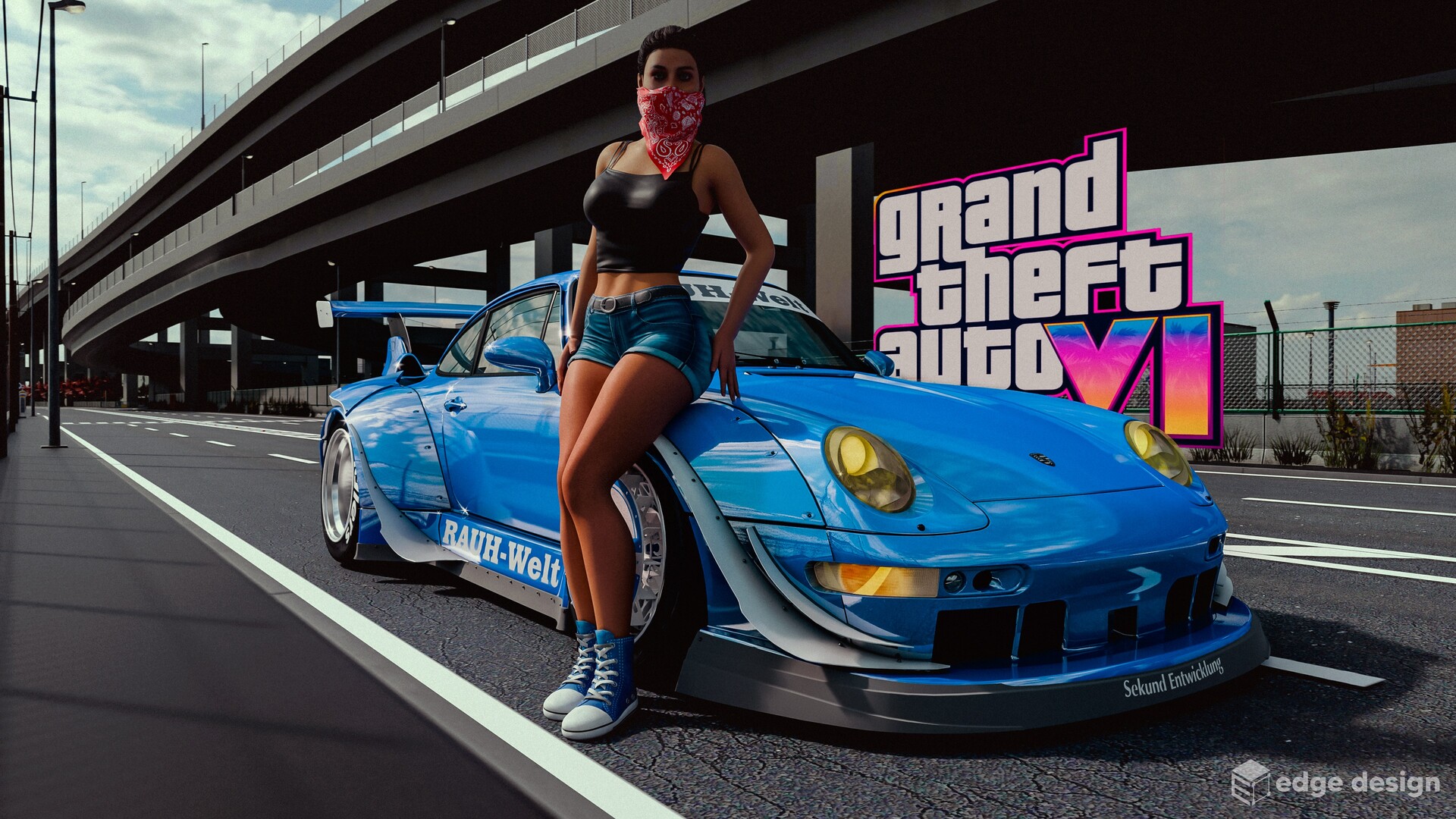 ArtStation - What if you can install mods in GTAVI?