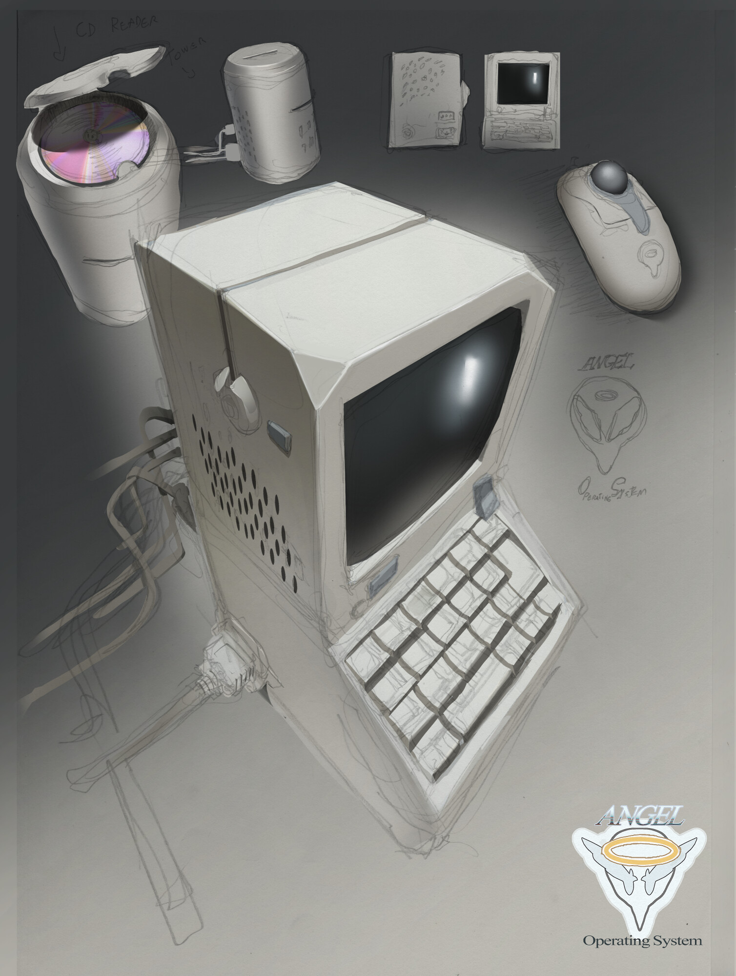 ArtStation - computer prop design