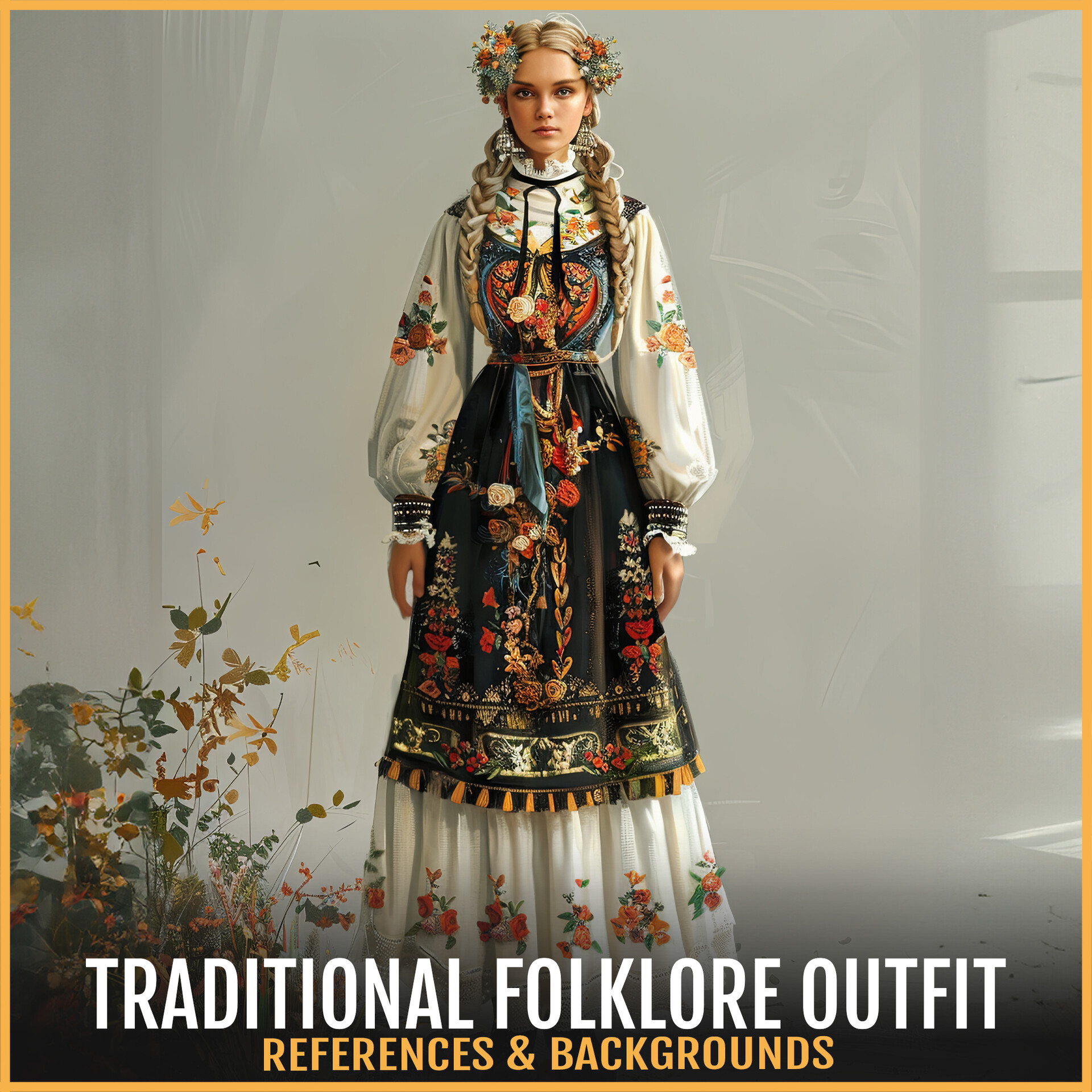 ArtStation - 505 Traditional Folklore outfit