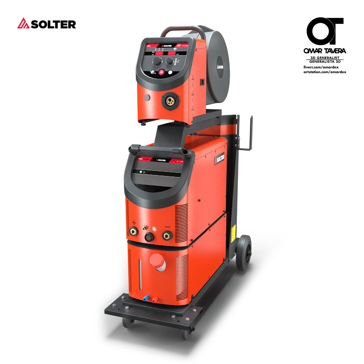 ArtStation - SOLTER machines store renders