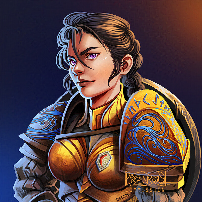 ArtStation - Paladin portrait