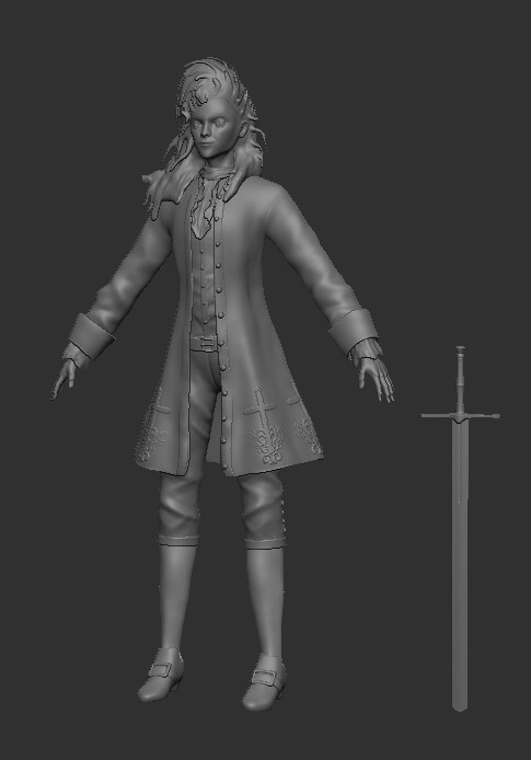 ArtStation - Marie Joseph Sanson Sculpt