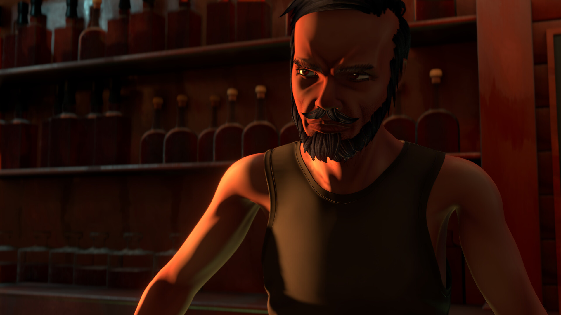 ArtStation - "Diabeł z Keppel" Barman - Animated Character