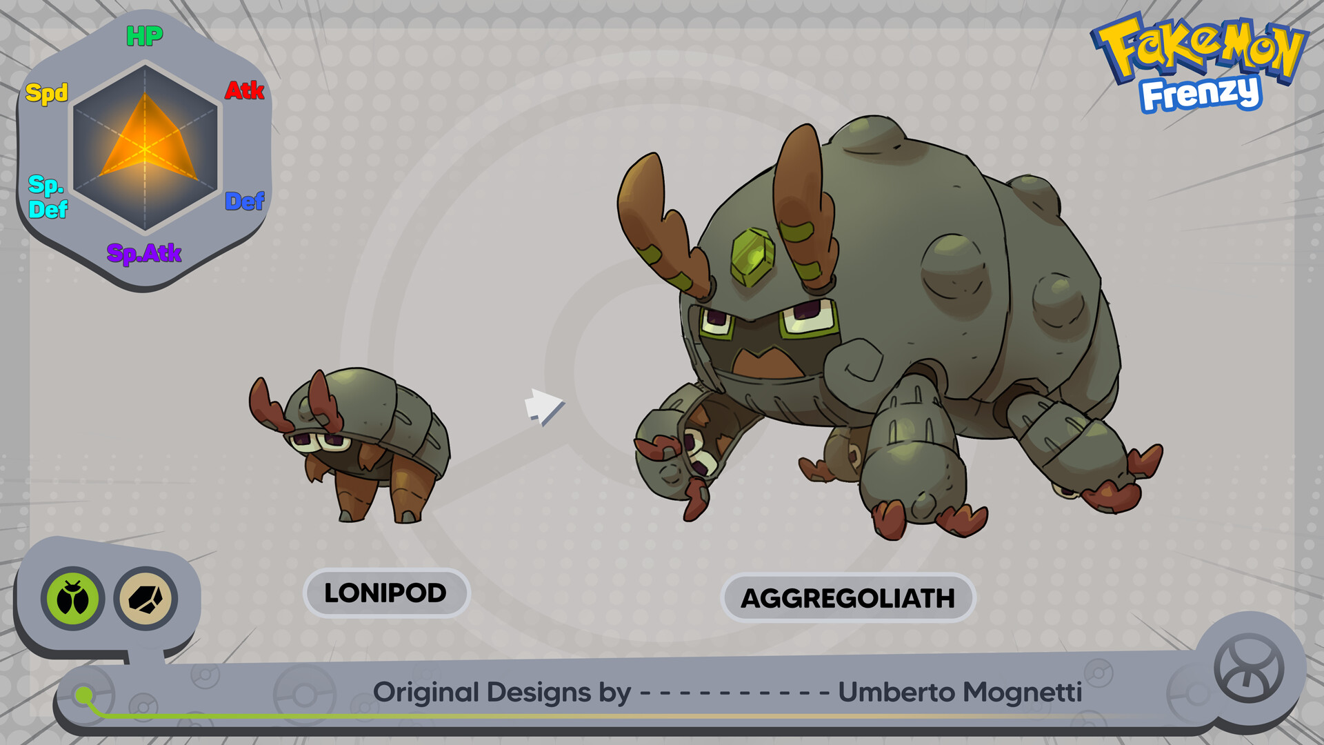 Umberto Mognetti - Fakemon Frenzy - Bug