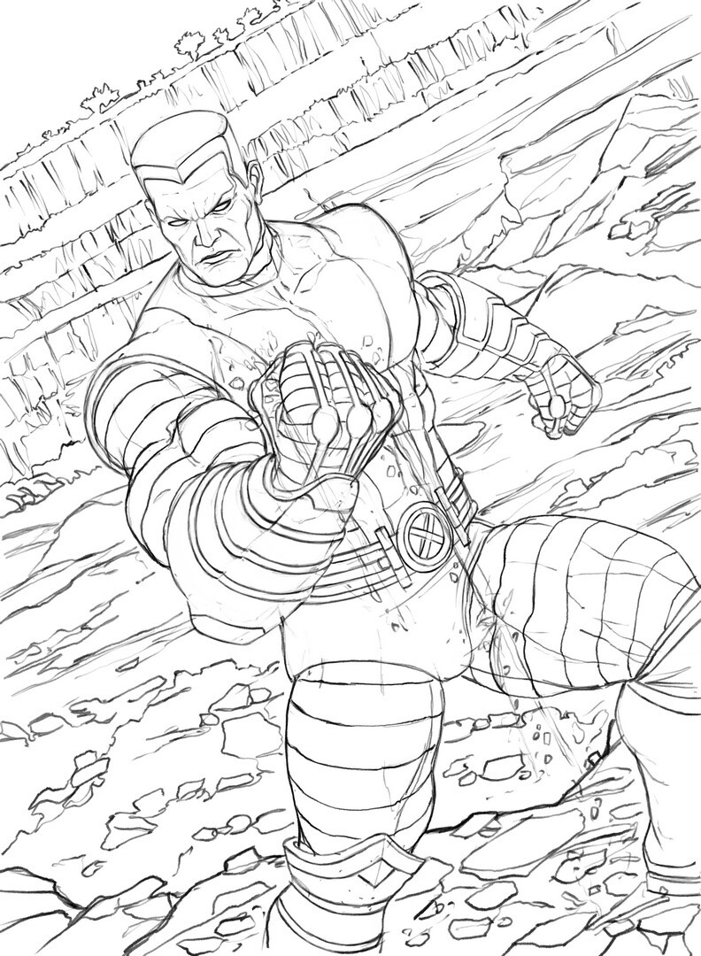 colossus coloring pages